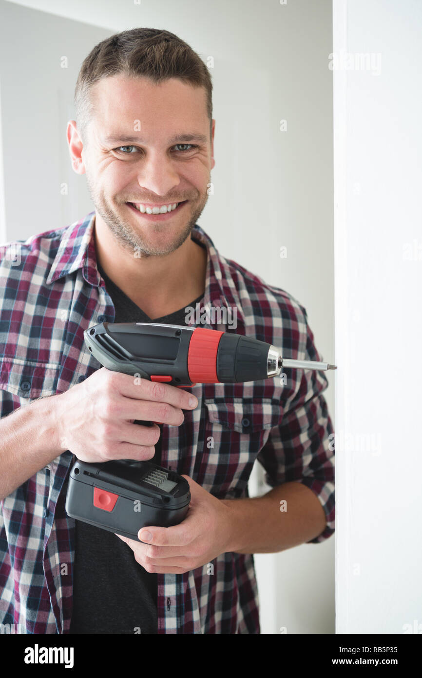 Workman drill hi-res stock photography and images - Alamy