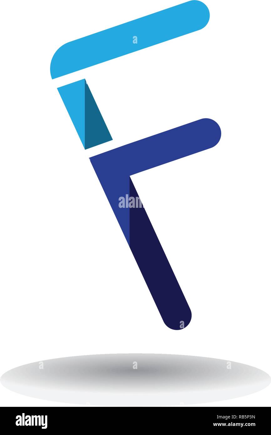 F logo business symbol vector template letter Stock Vector Image & Art ...