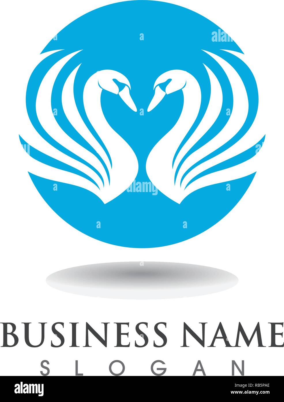 Black swan hotel Stock Vector Images - Alamy