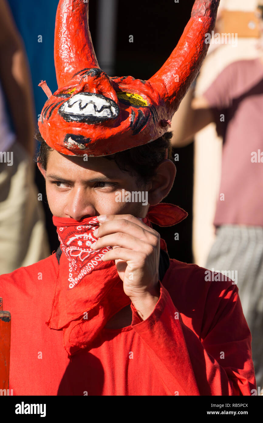 Granada, Nicaragua – February 15, 2017: People wearing traditional ...