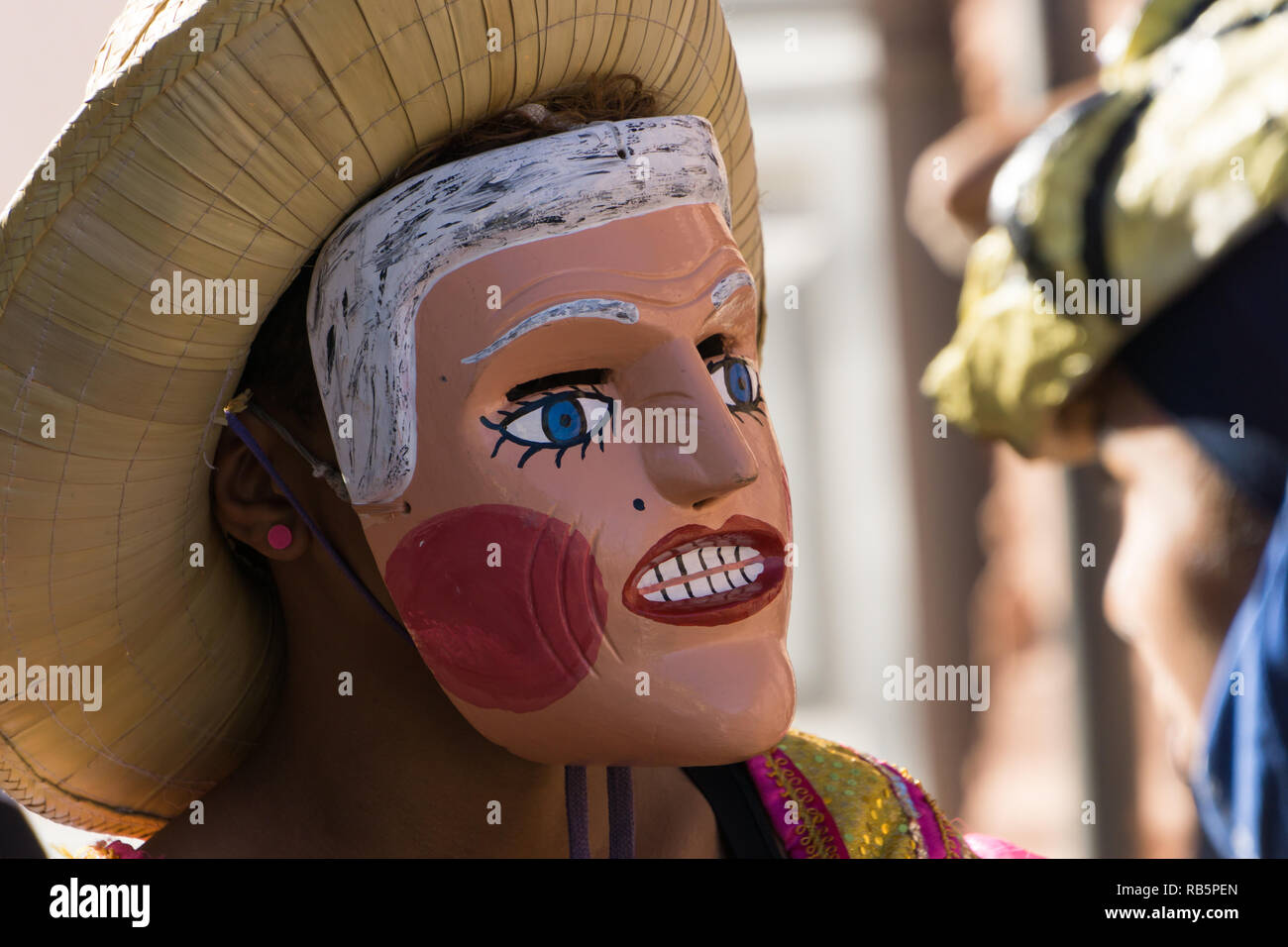 Granada, Nicaragua – February 15, 2017: People wearing traditional ...