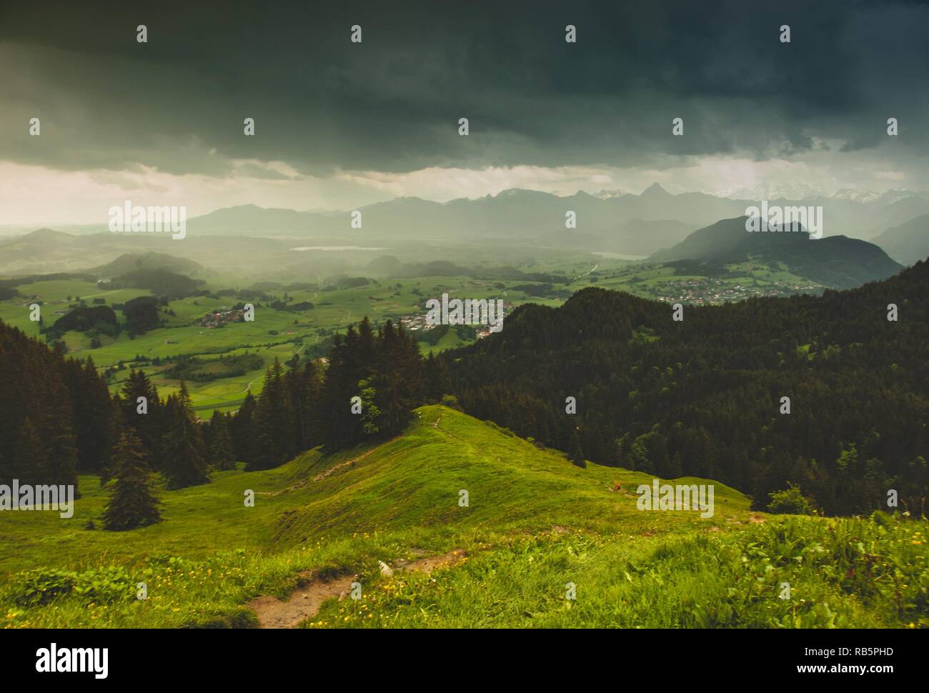 Landscape in Germany Stock Photo - Alamy