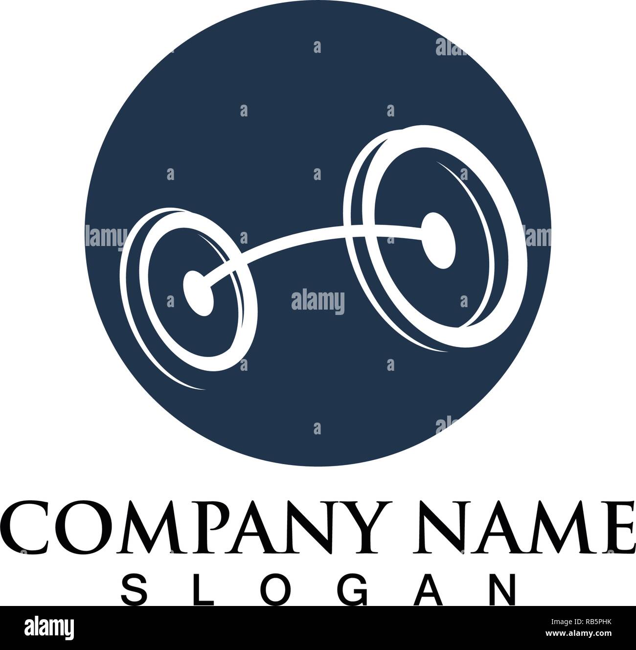 Cycle path logo Stock Vector Images - Alamy