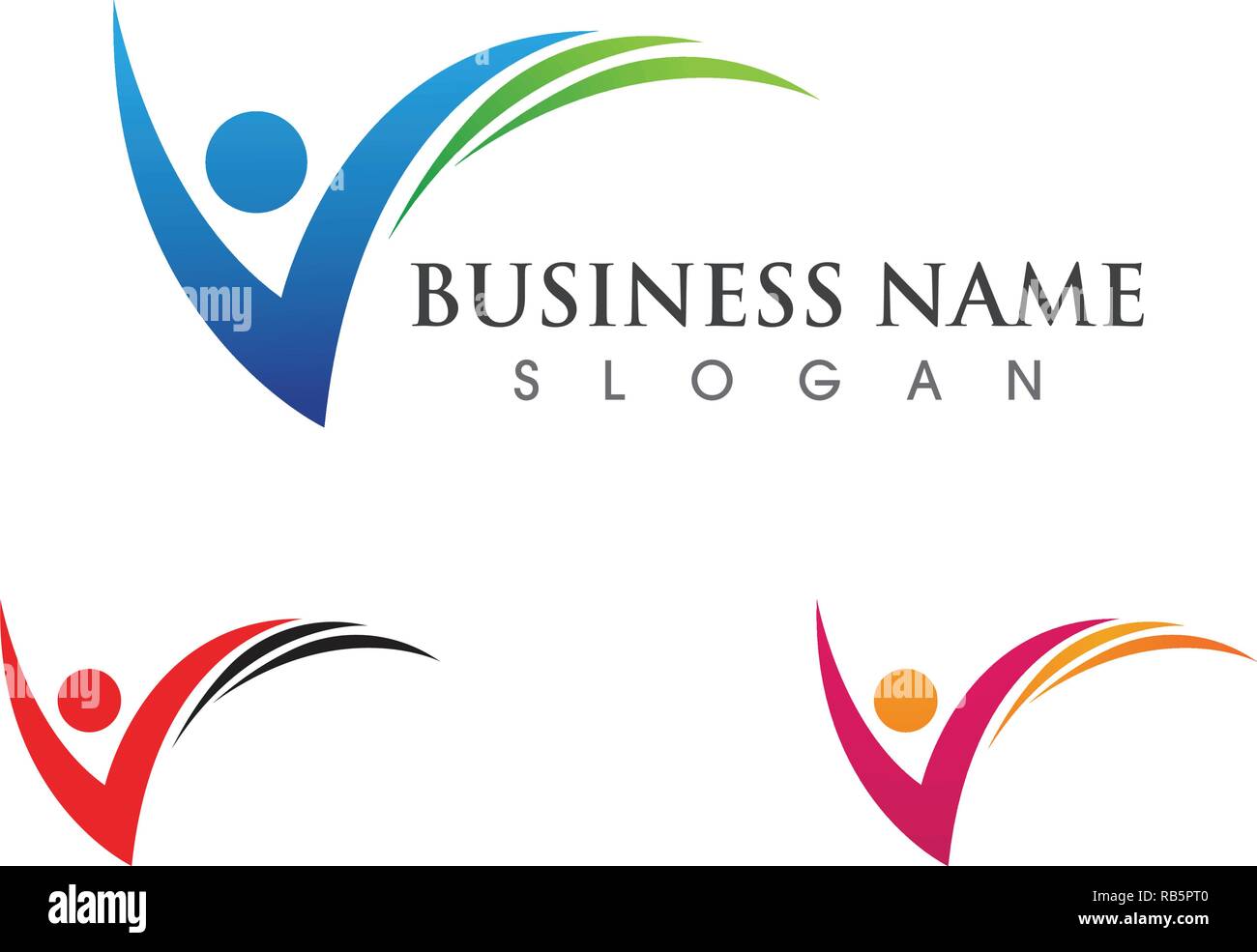 Health life logo and symbol template icons vector Stock Vector Image ...