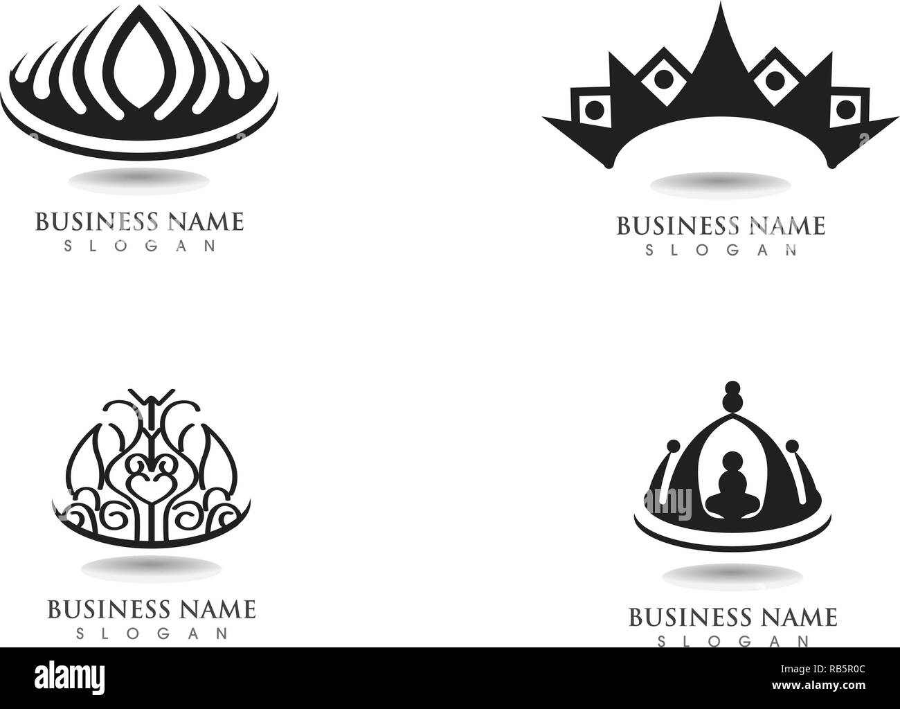Crown Logo Template vector illustration Stock Vector Image & Art - Alamy