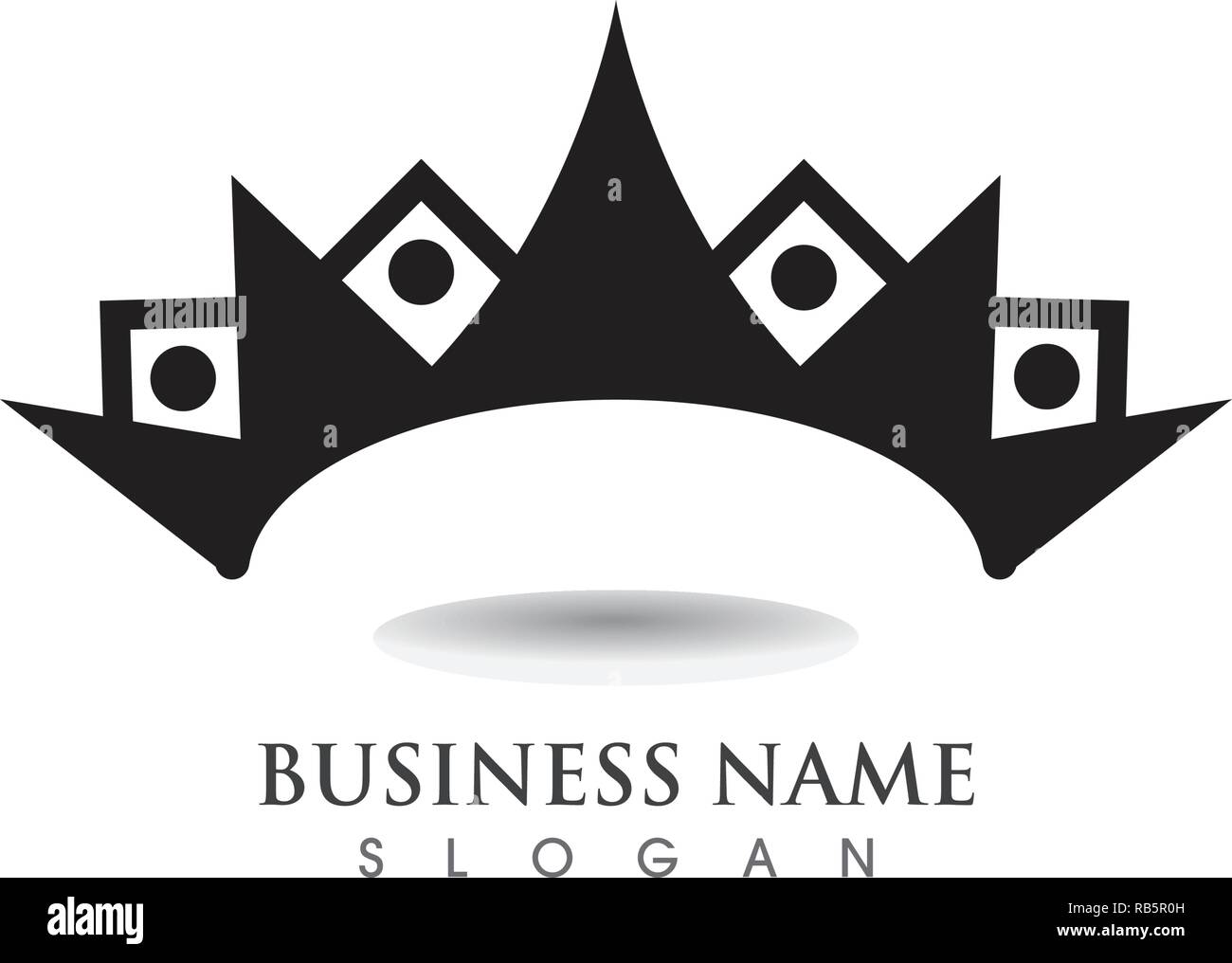 Crown Logo Template vector illustration Stock Vector Image & Art - Alamy