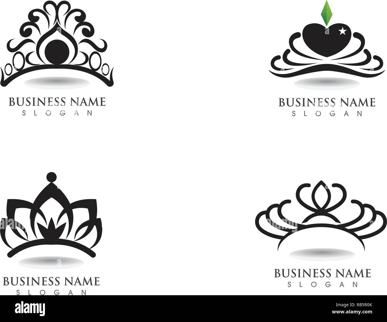 Crown Logo Template vector illustration Stock Vector Image & Art - Alamy