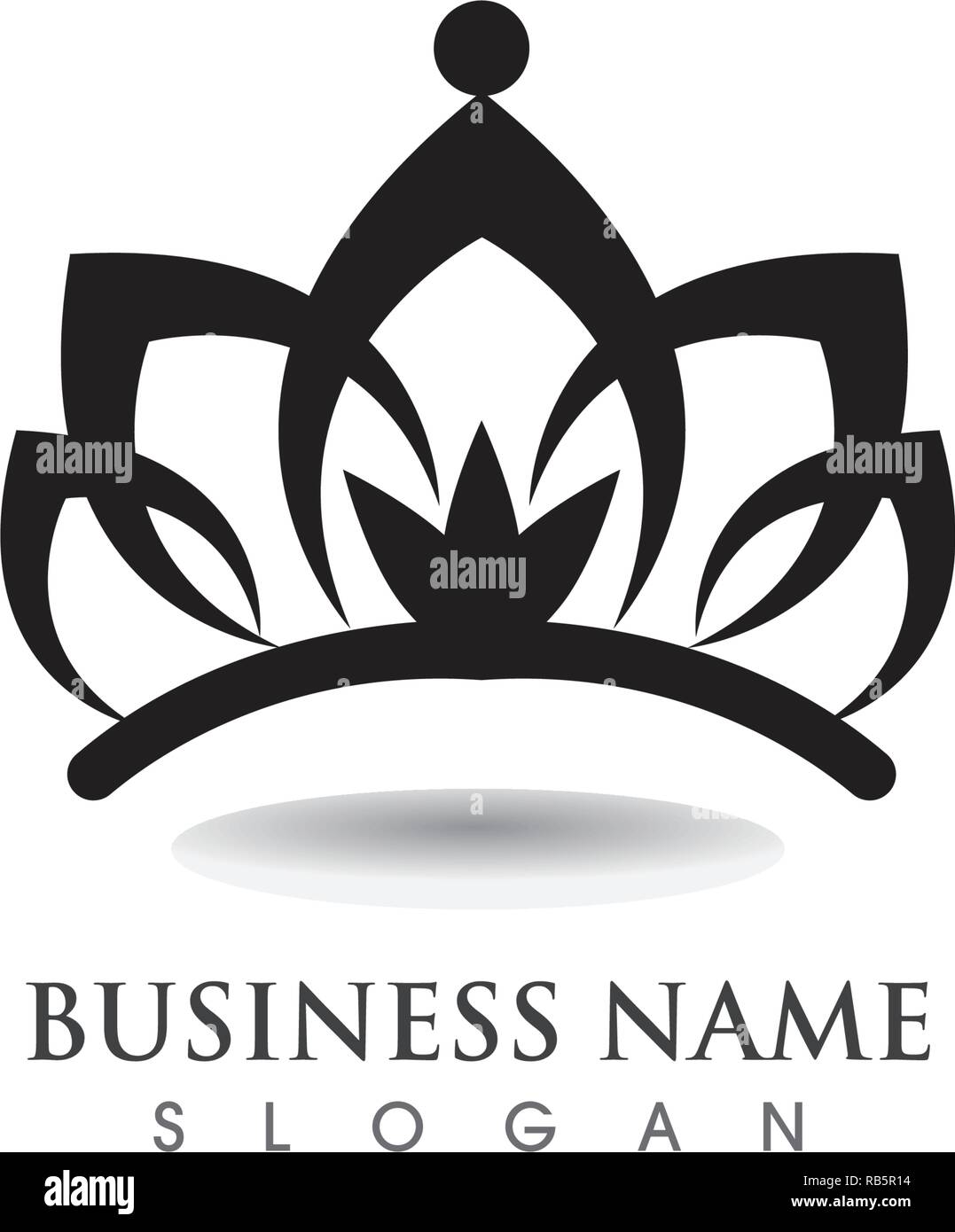 Crown Logo Template vector illustration Stock Vector Image & Art - Alamy