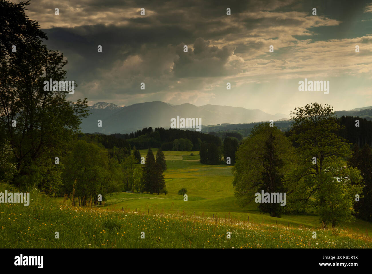 Landscape in Germany Stock Photo - Alamy