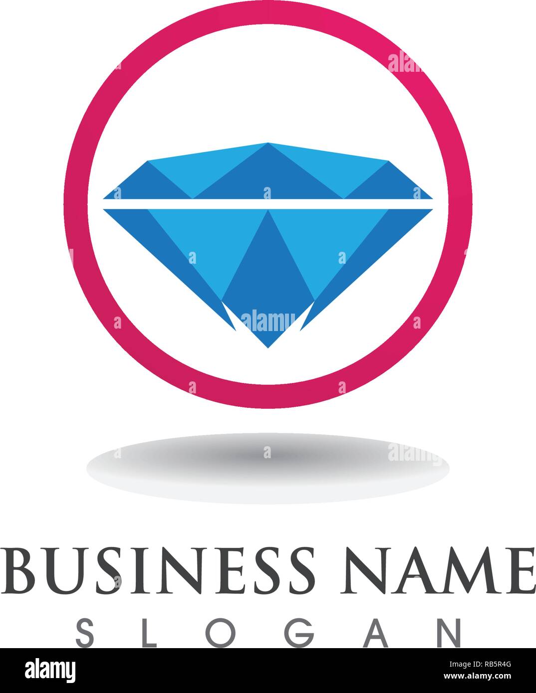 Diamond logo and symbol vector template icon Stock Vector Image & Art ...