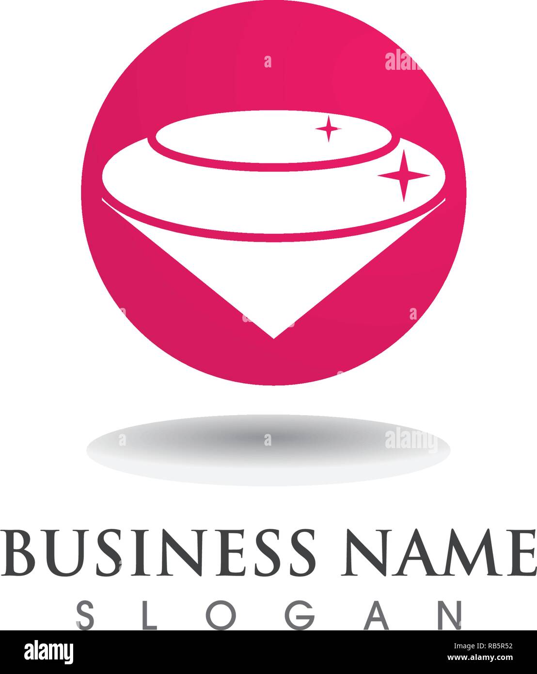 Diamond logo and symbol vector template icon Stock Vector Image & Art ...