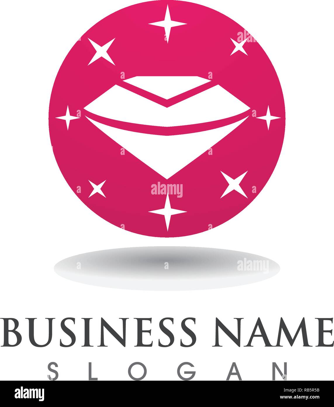 Diamond logo and symbol vector template icon Stock Vector Image & Art ...