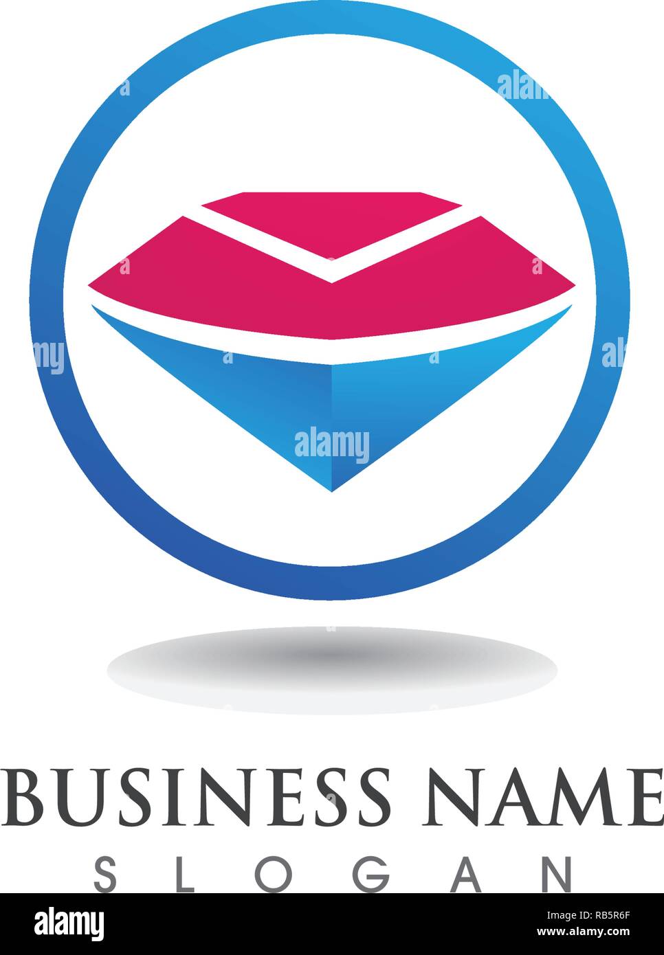 Diamond logo and symbol vector template icon Stock Vector Image & Art ...