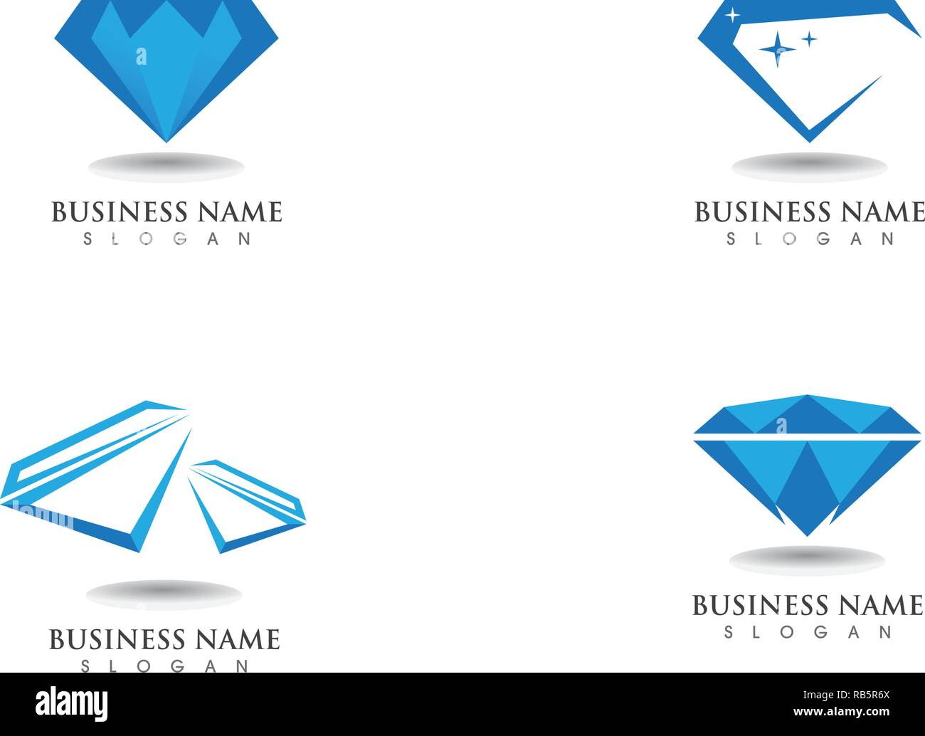 Diamond logo and symbol vector template icon Stock Vector Image & Art ...