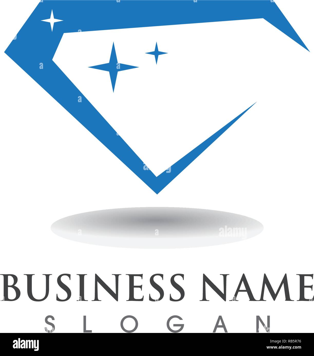 Diamond logo and symbol vector template icon Stock Vector Image & Art ...