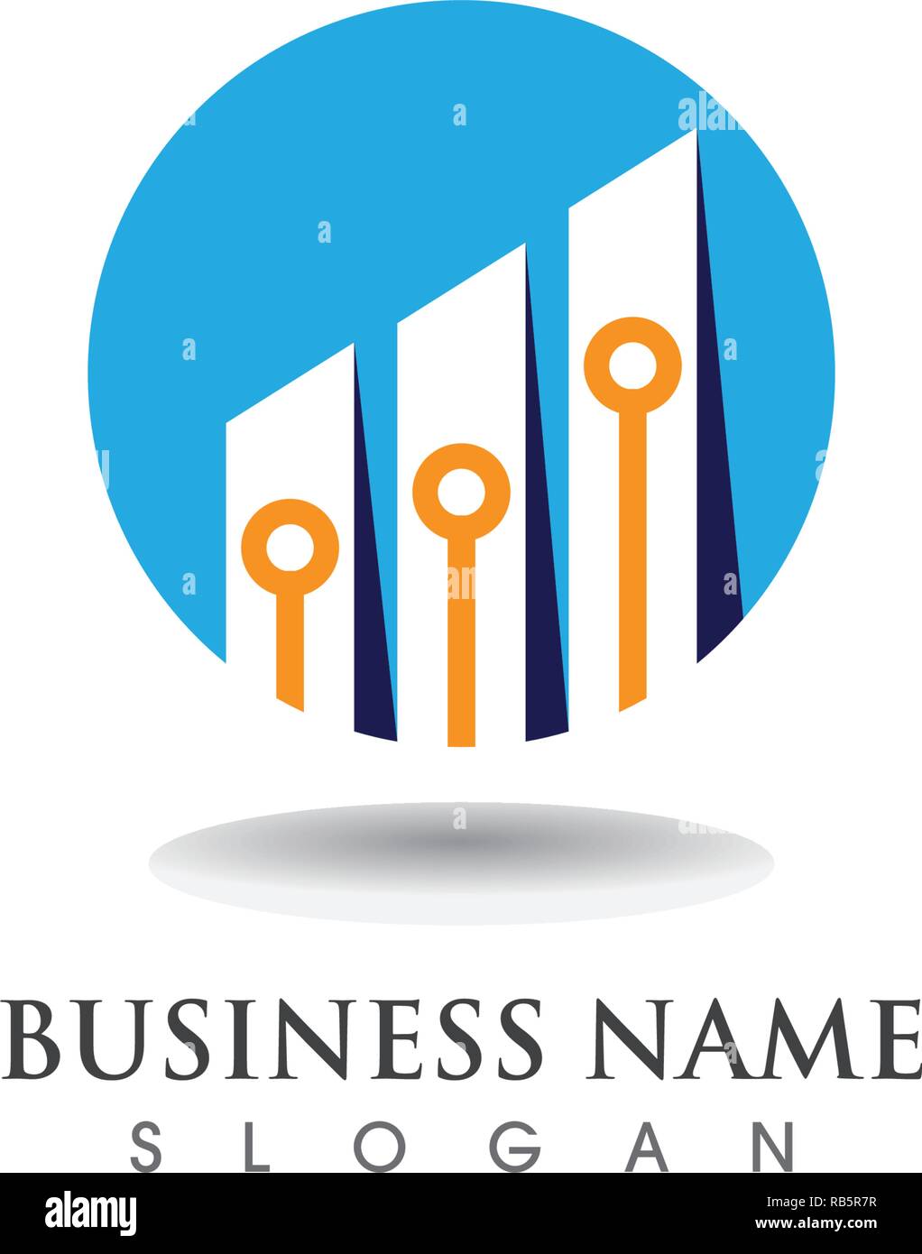 finance logo and symbols vector concept illustration Stock Vector Image ...