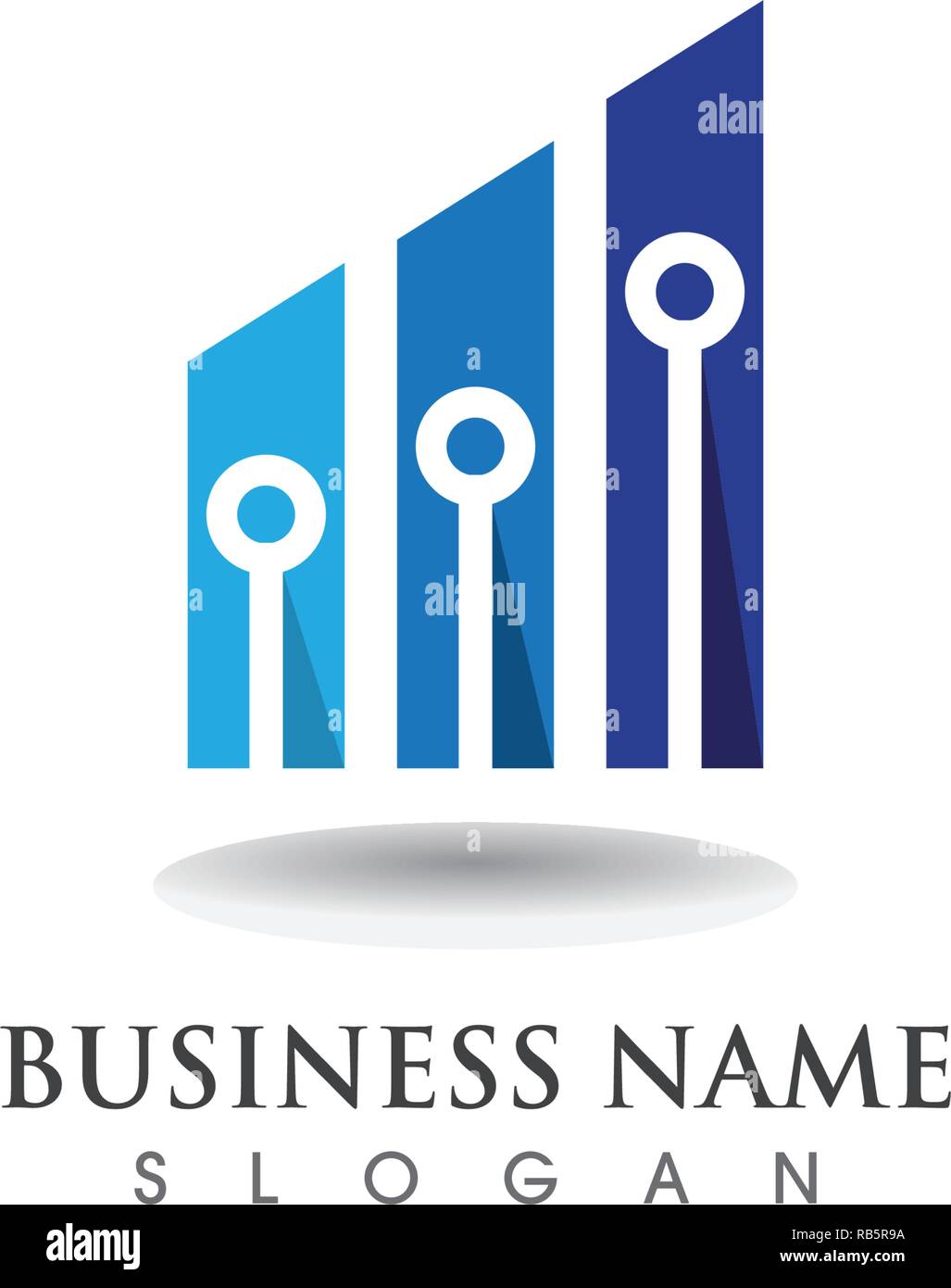 finance logo and symbols vector concept illustration Stock Vector Image ...