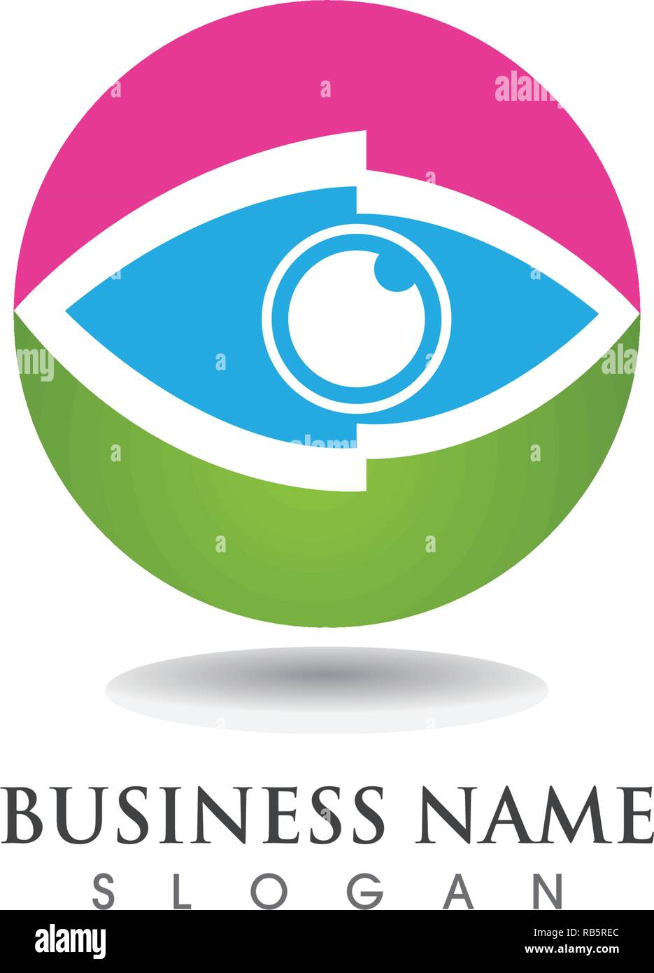 Eyes care health logo and symbols vector Stock Vector Image & Art - Alamy