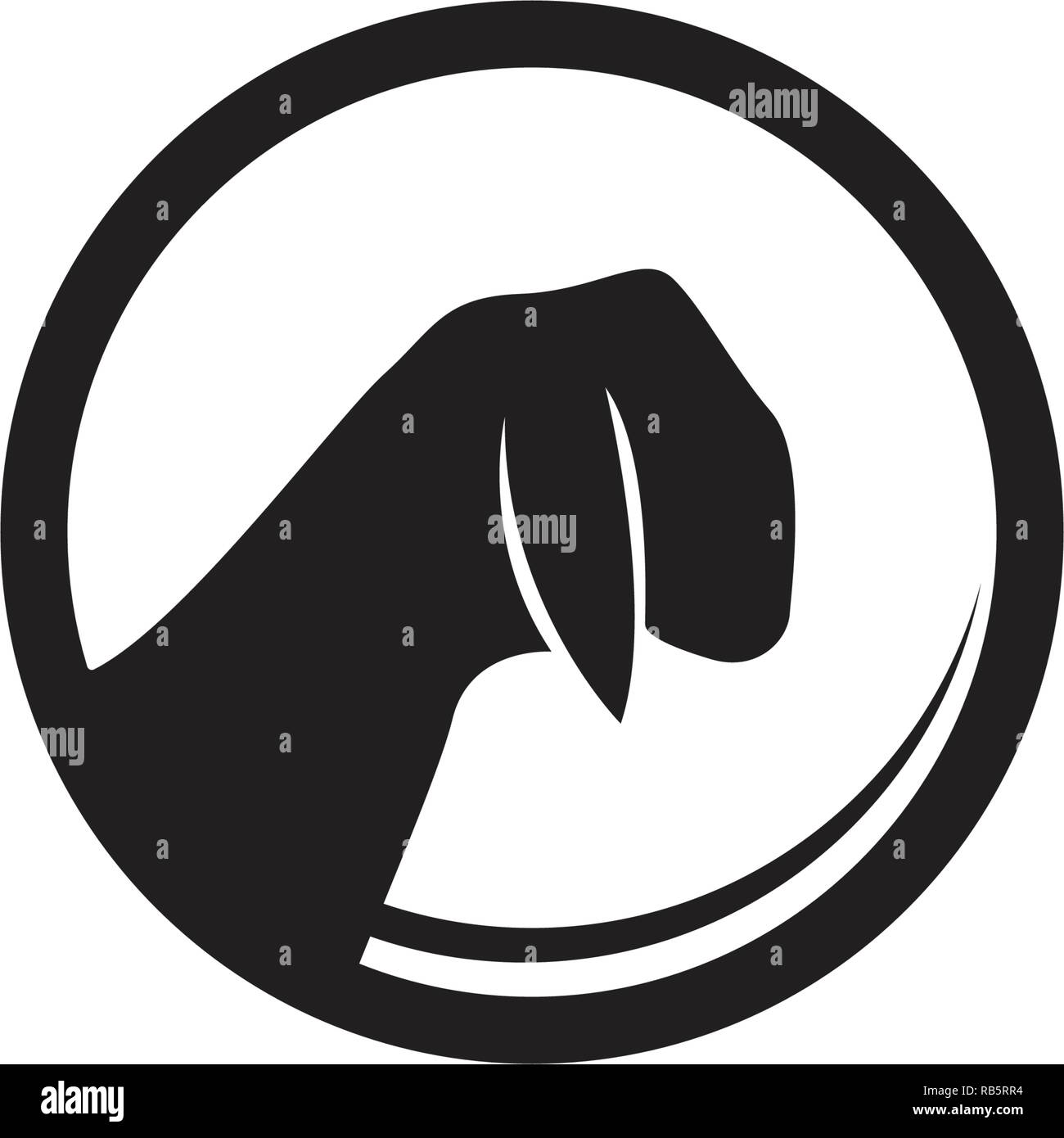 Goat symbol Stock Vector Images - Alamy