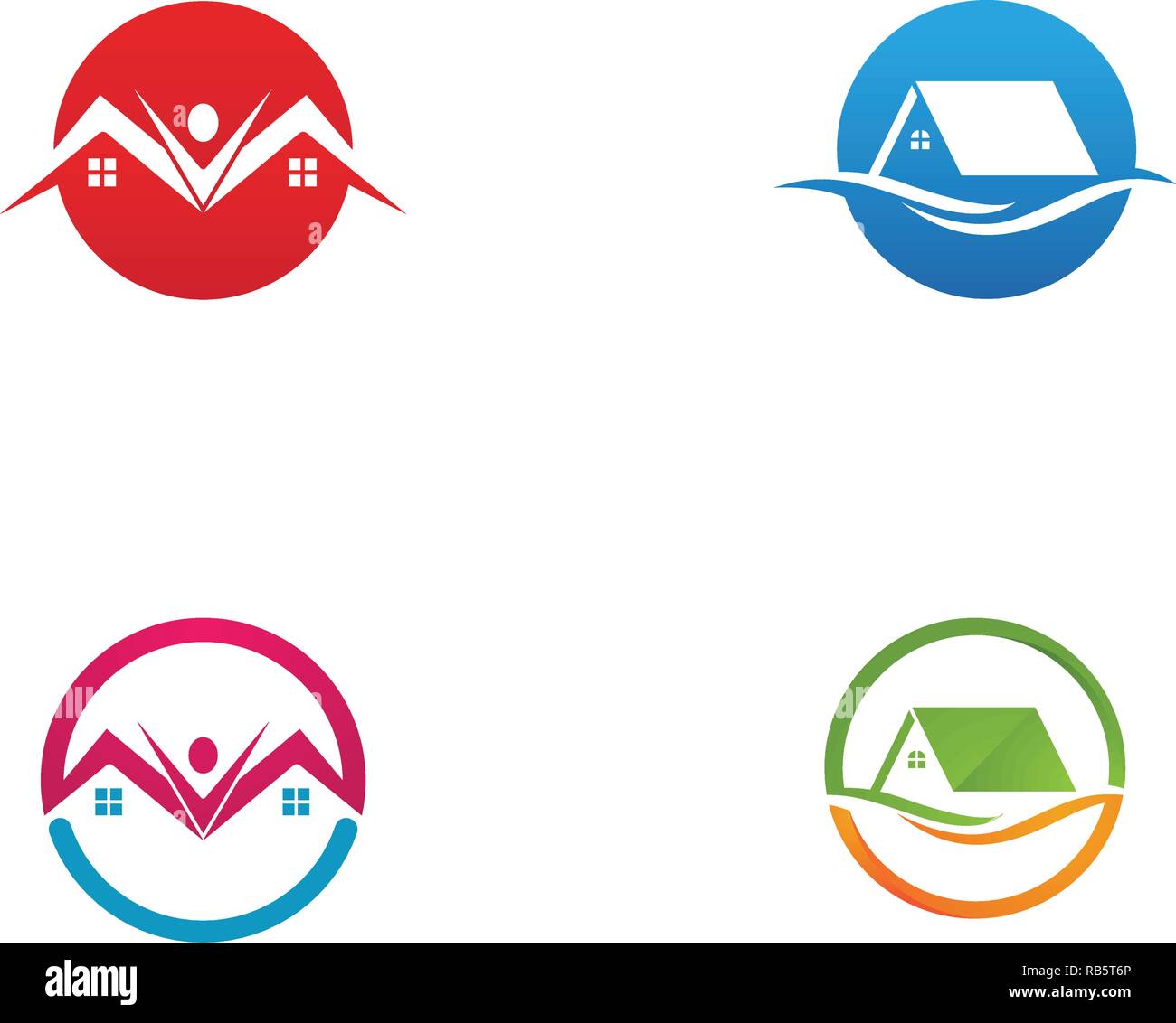 Home logo vector Stock Vector Image & Art - Alamy