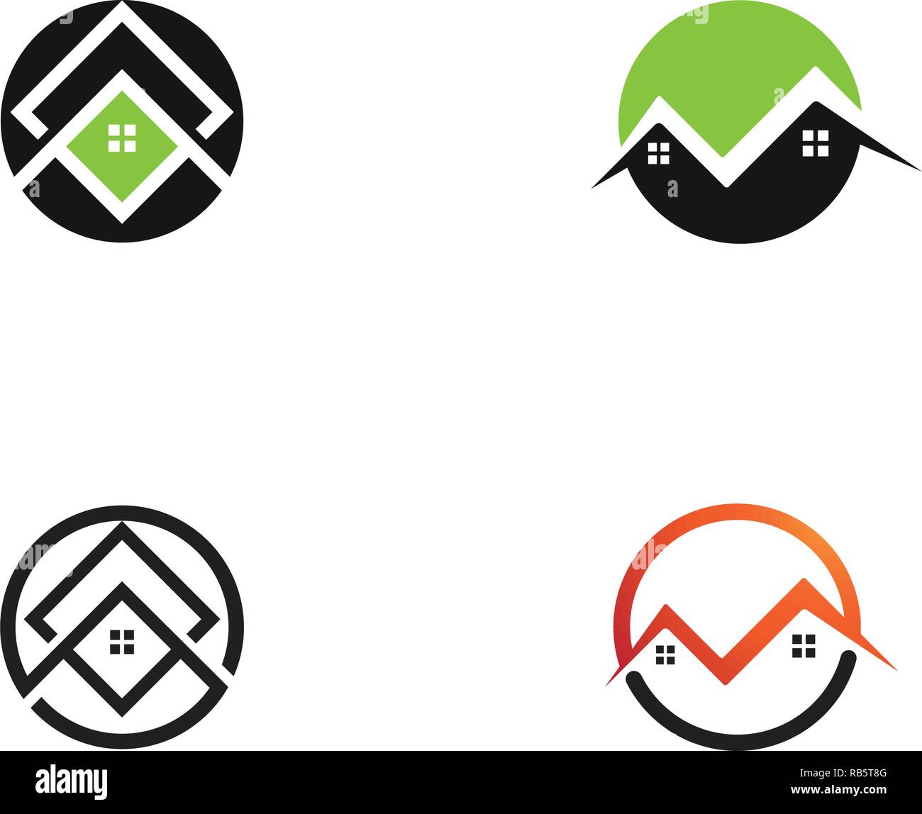 Home logo vector Stock Vector Image & Art - Alamy