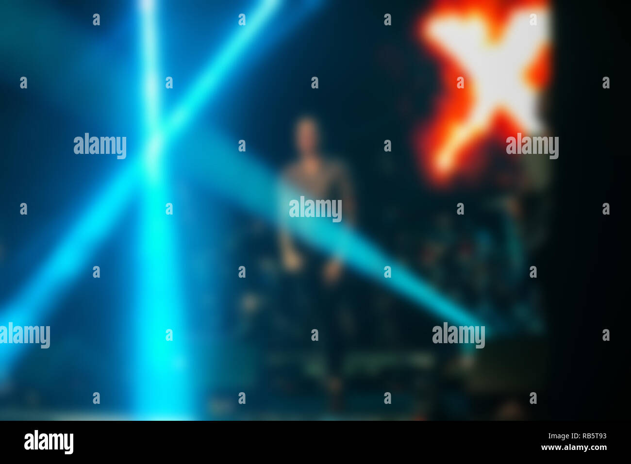 Unidentified person do the public speaking, in concept of abstract, art ...