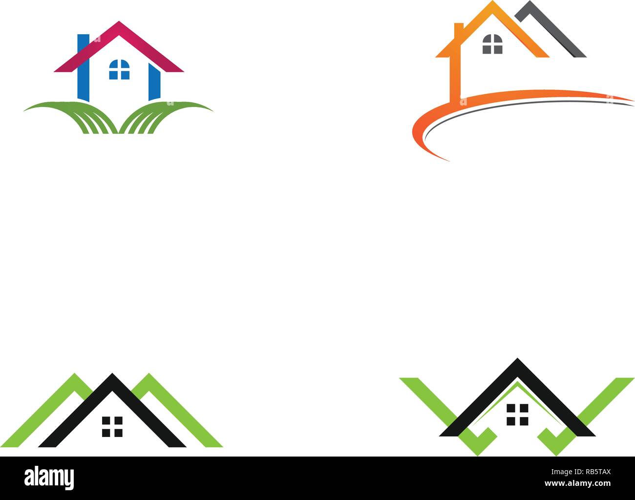 Home logo vector Stock Vector Image & Art - Alamy