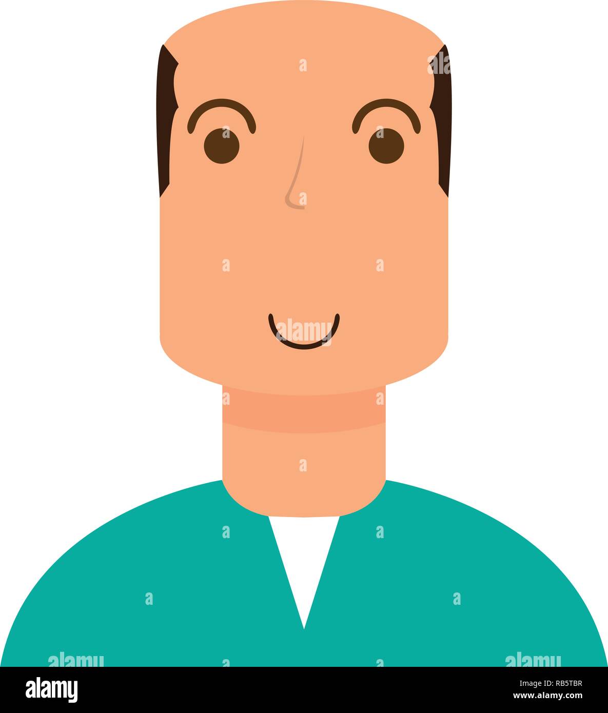 Isolated male avatar portrait. Vector illustration design Stock Vector ...
