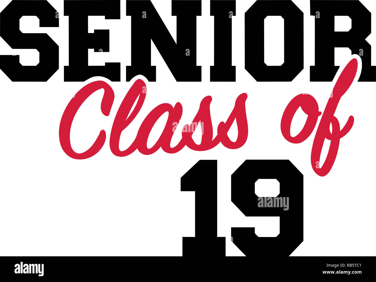 Senior class of 2019 Stock Photo - Alamy