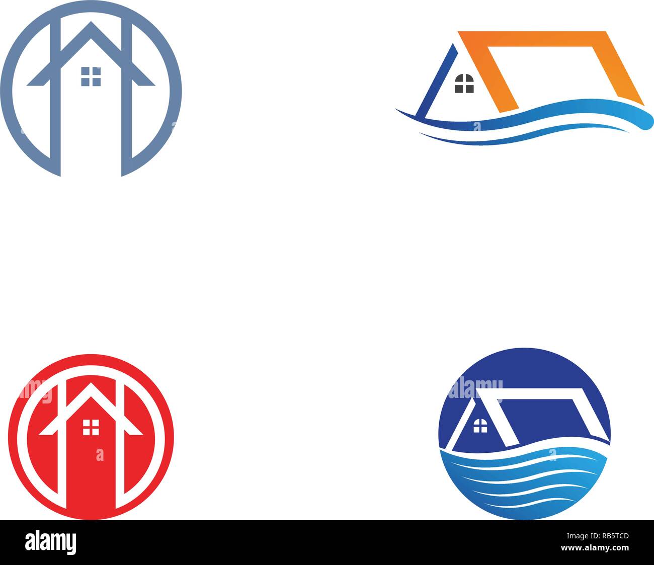 Home logo vector Stock Vector Image & Art - Alamy