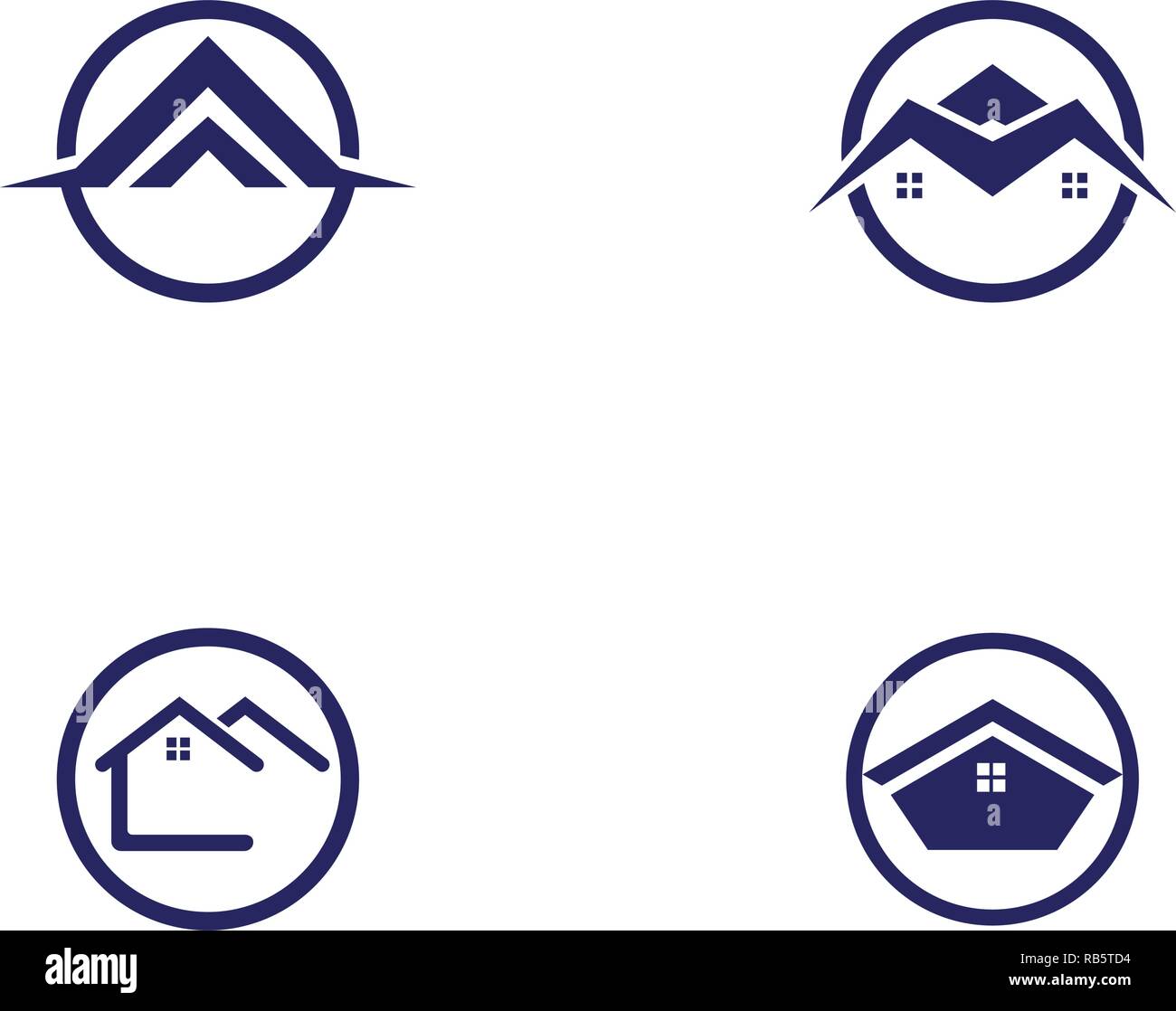 Home logo vector Stock Vector Image & Art - Alamy