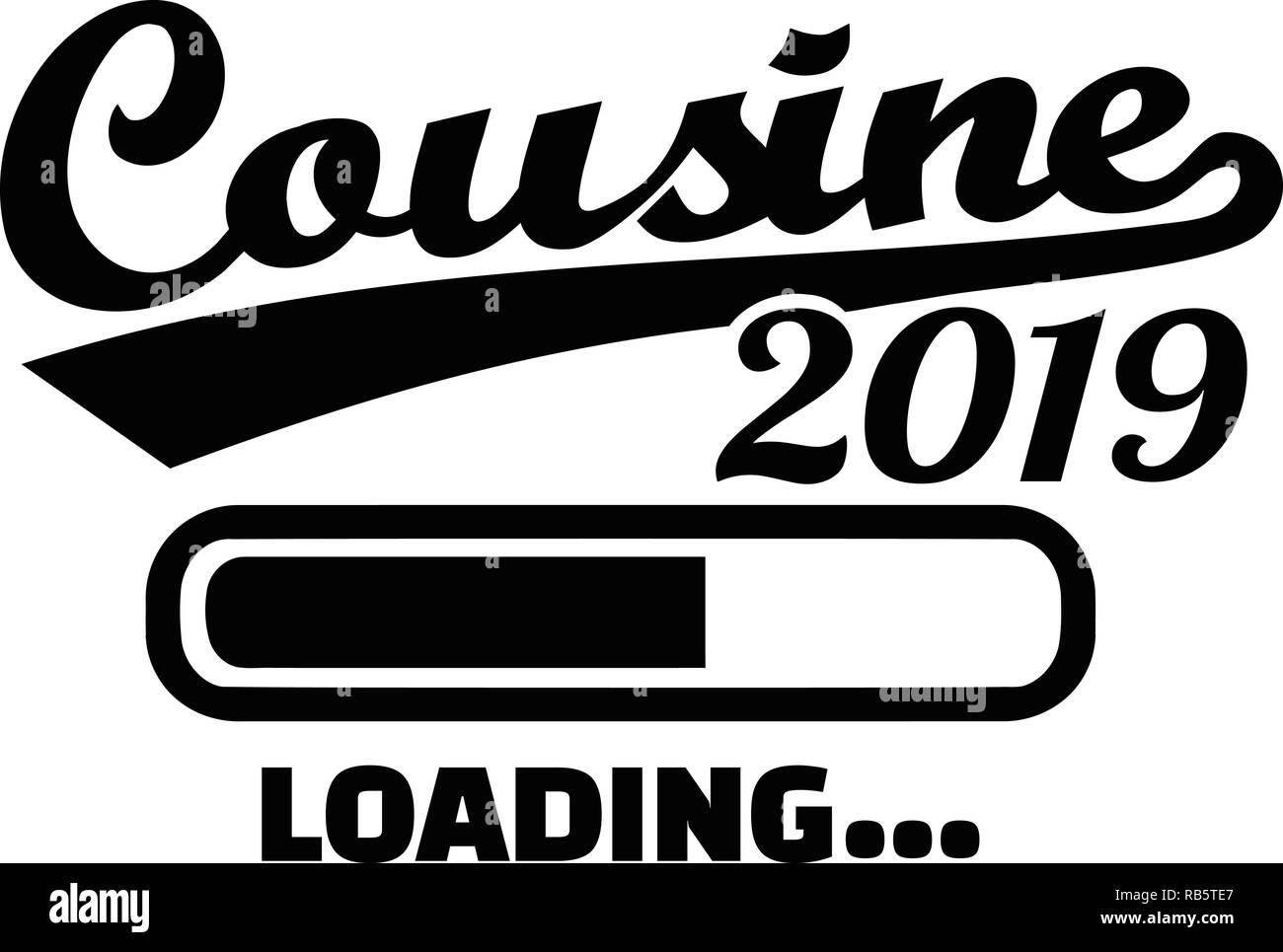 Loading bar vector Black and White Stock Photos & Images - Alamy