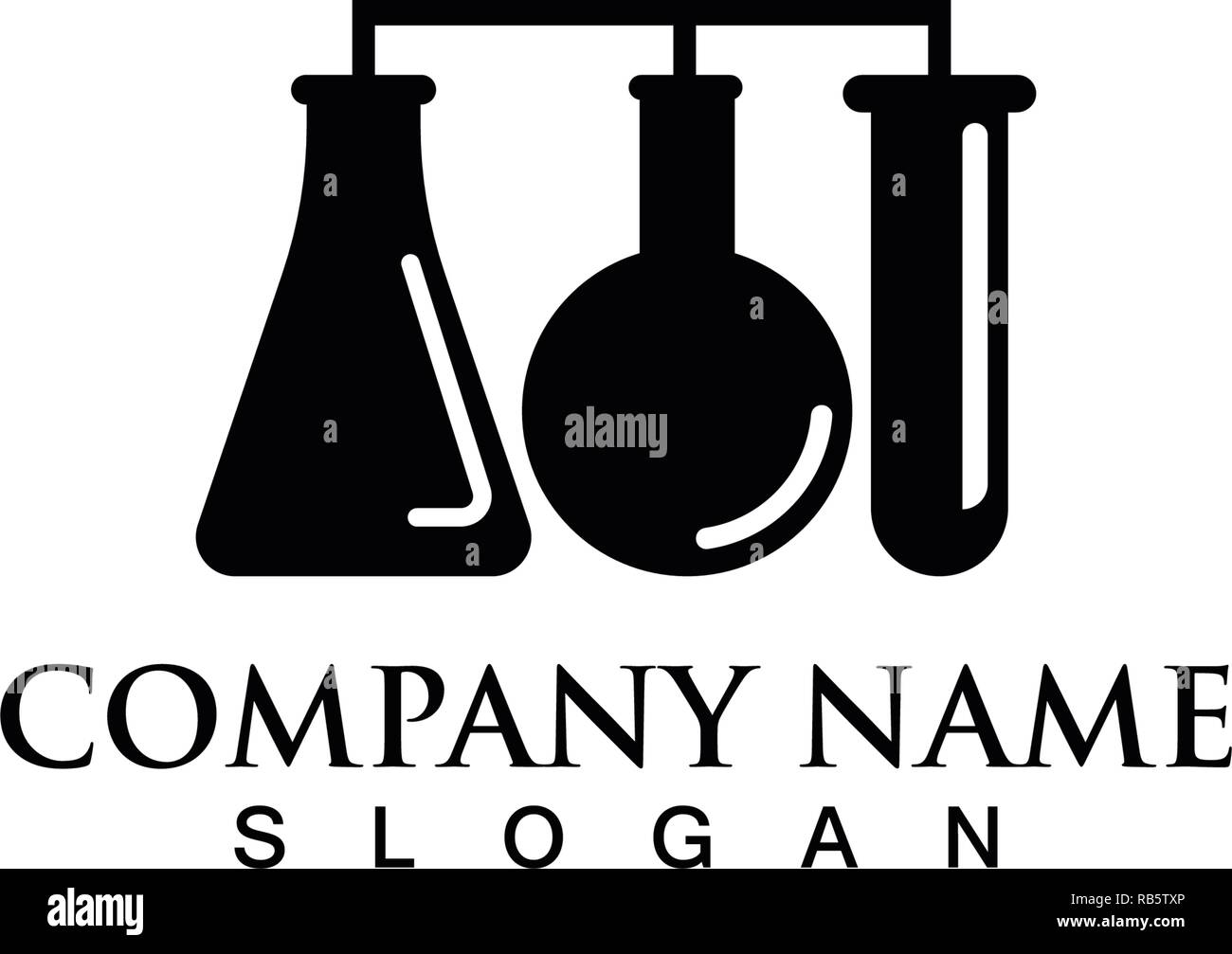 Laboratory logo and symbols vector lab Stock Vector Image & Art - Alamy