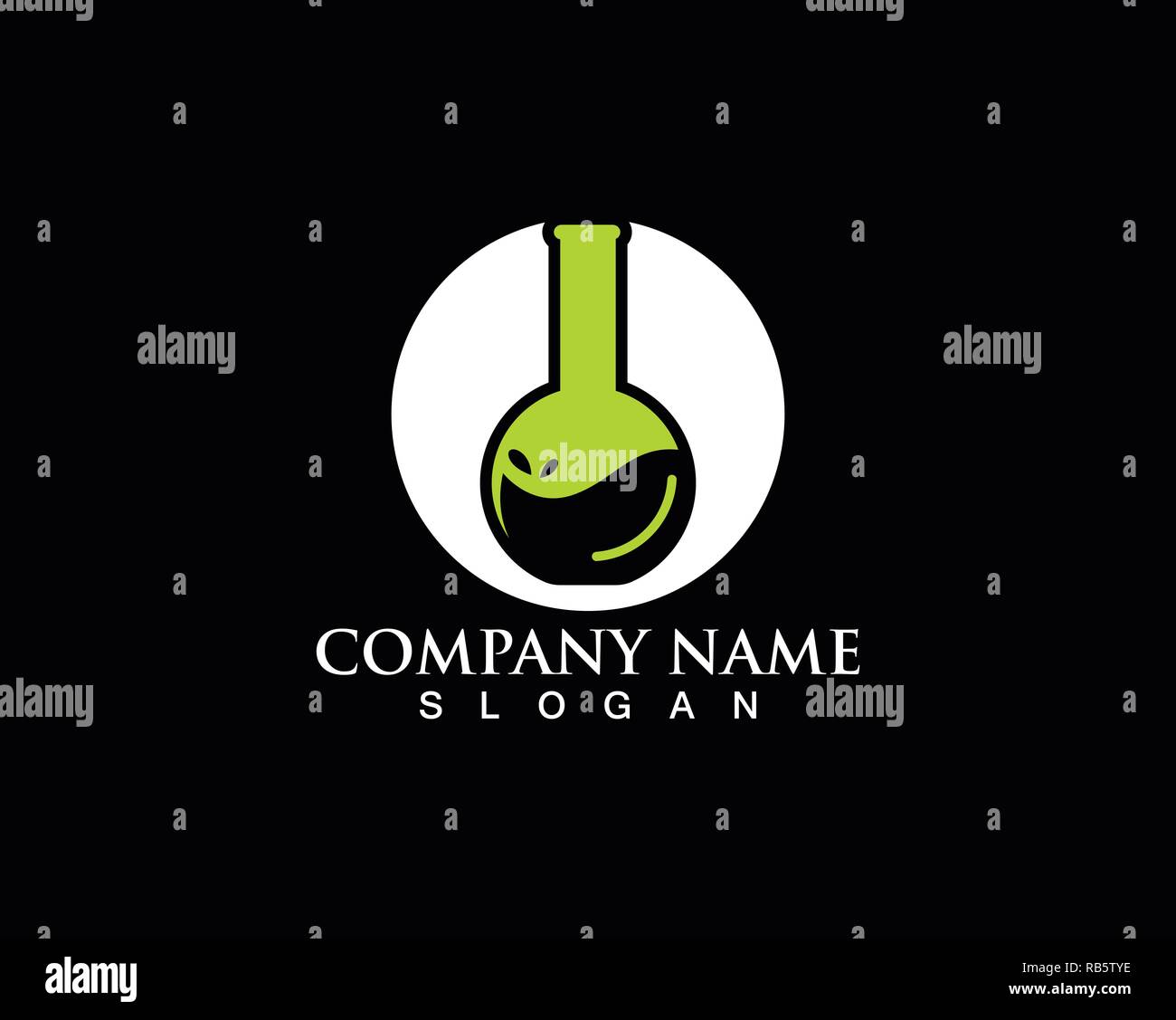 Laboratory logo and symbols vector lab Stock Vector Image & Art - Alamy