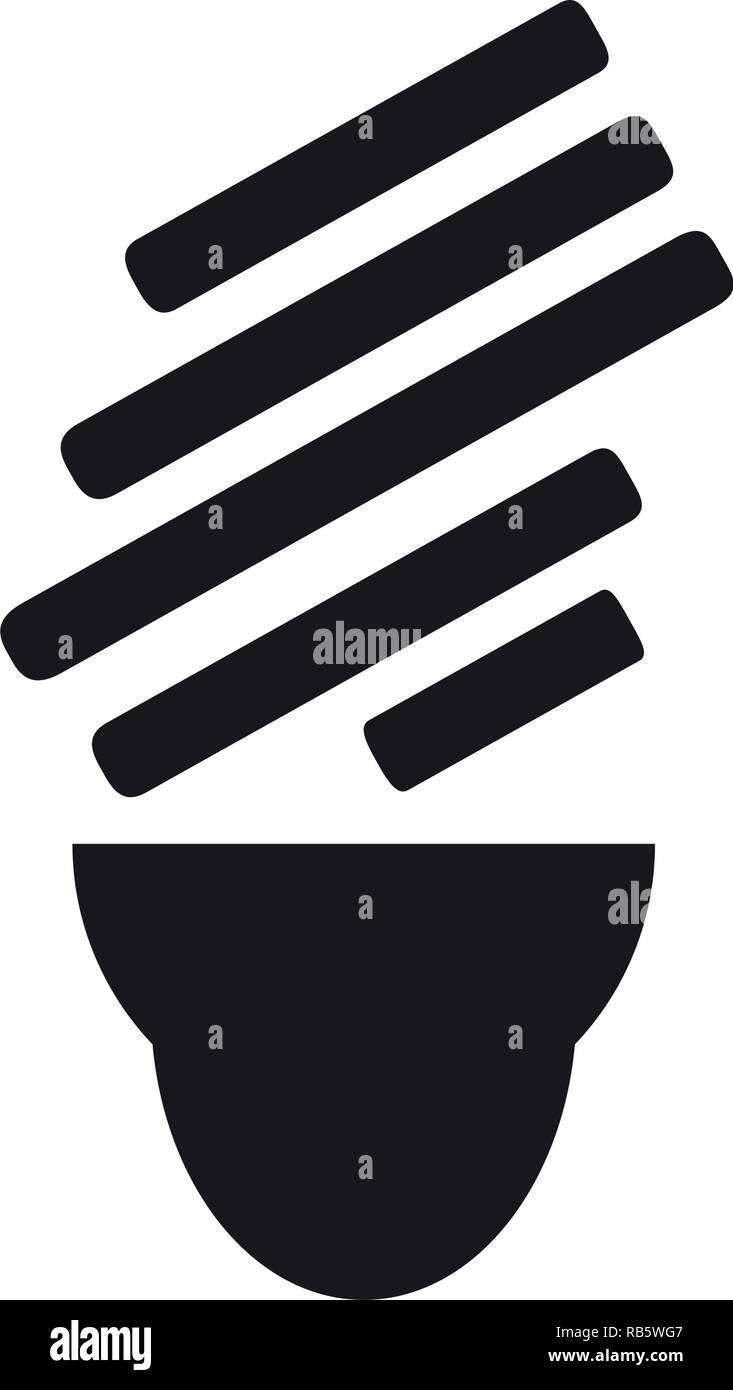 isolated abstract lightbulb concept Stock Vector Image & Art - Alamy