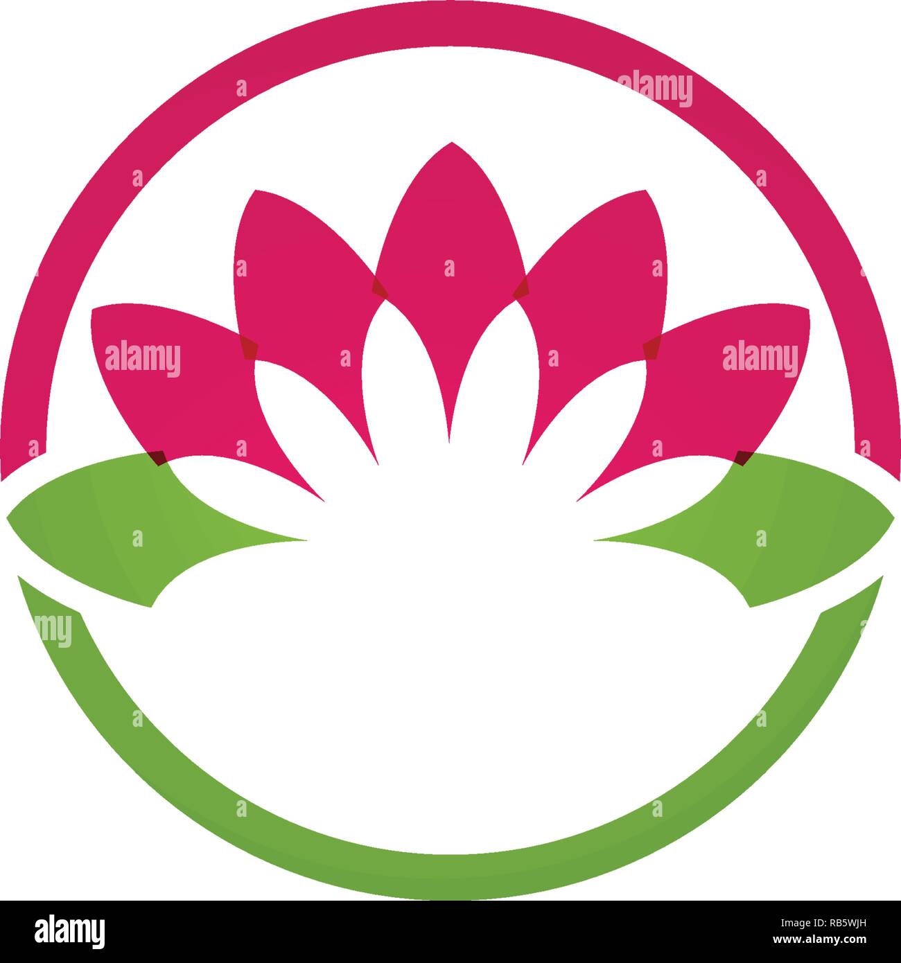 Lotus flower logo and symbols vector template icons Stock Vector Image ...