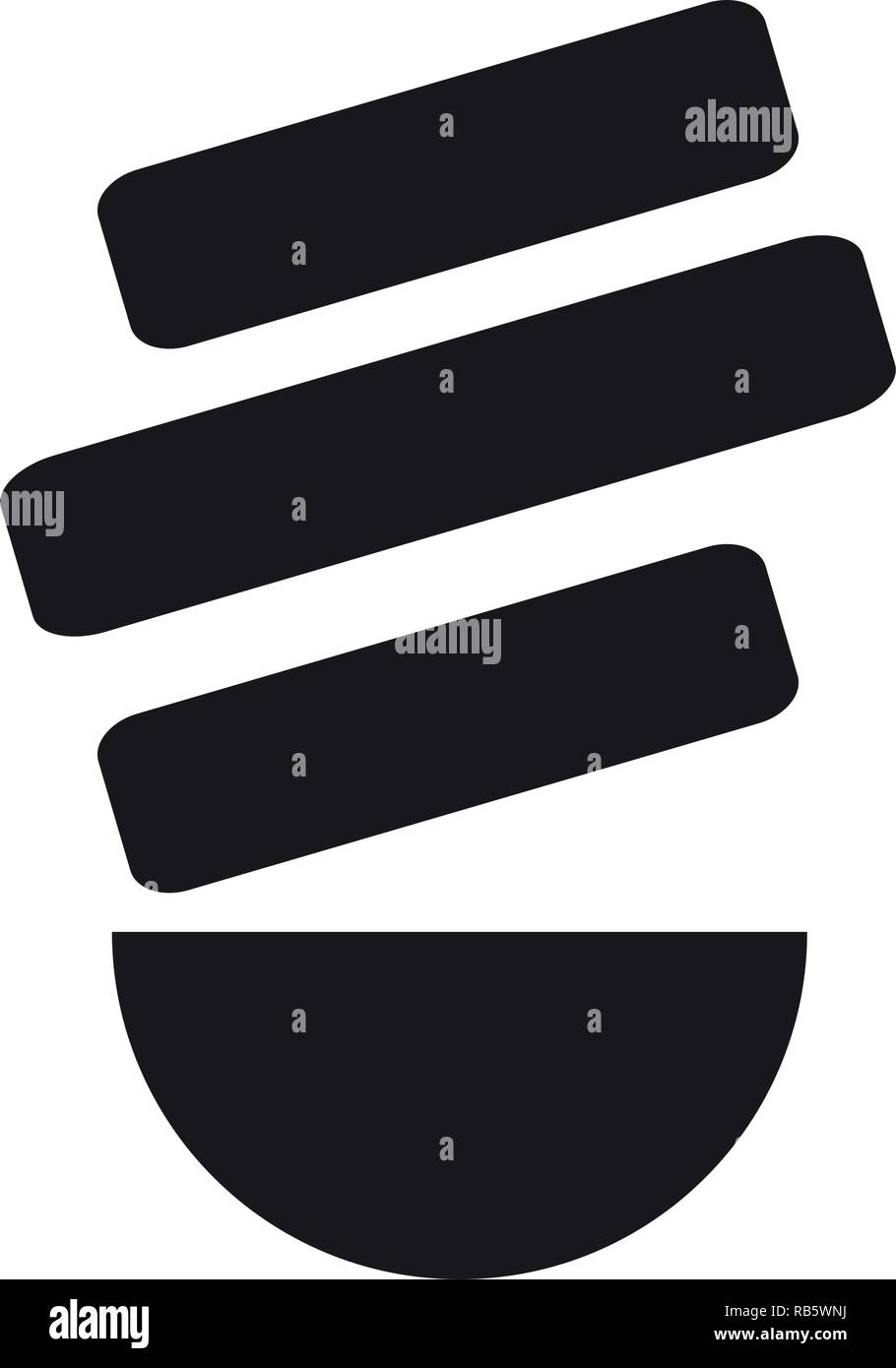 isolated abstract lightbulb concept Stock Vector Image & Art - Alamy