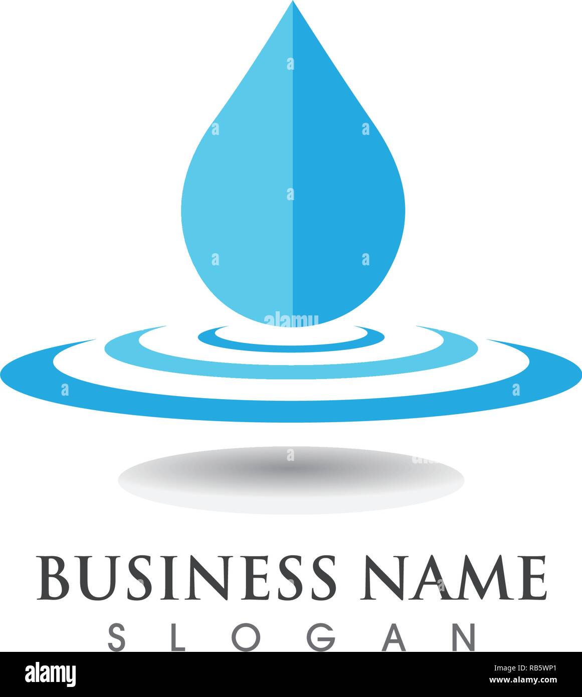 wave water logo vector Stock Vector Image & Art - Alamy