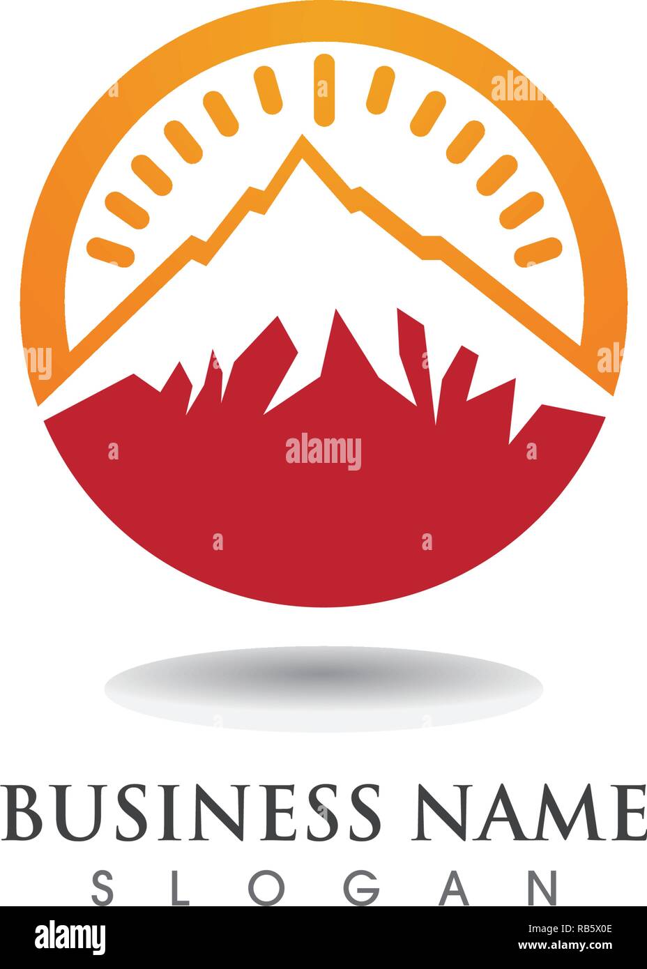 Mountain logo and symbol vector Stock Vector Image & Art - Alamy