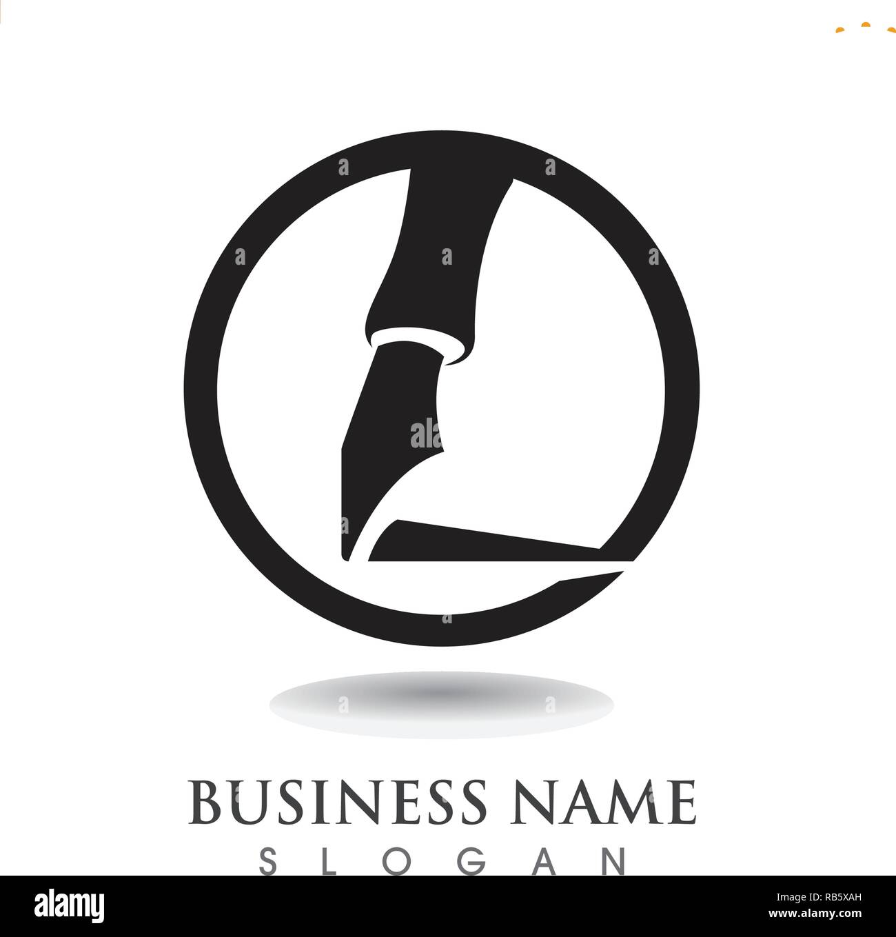pen Logo template Vector illustration Stock Vector Image & Art - Alamy