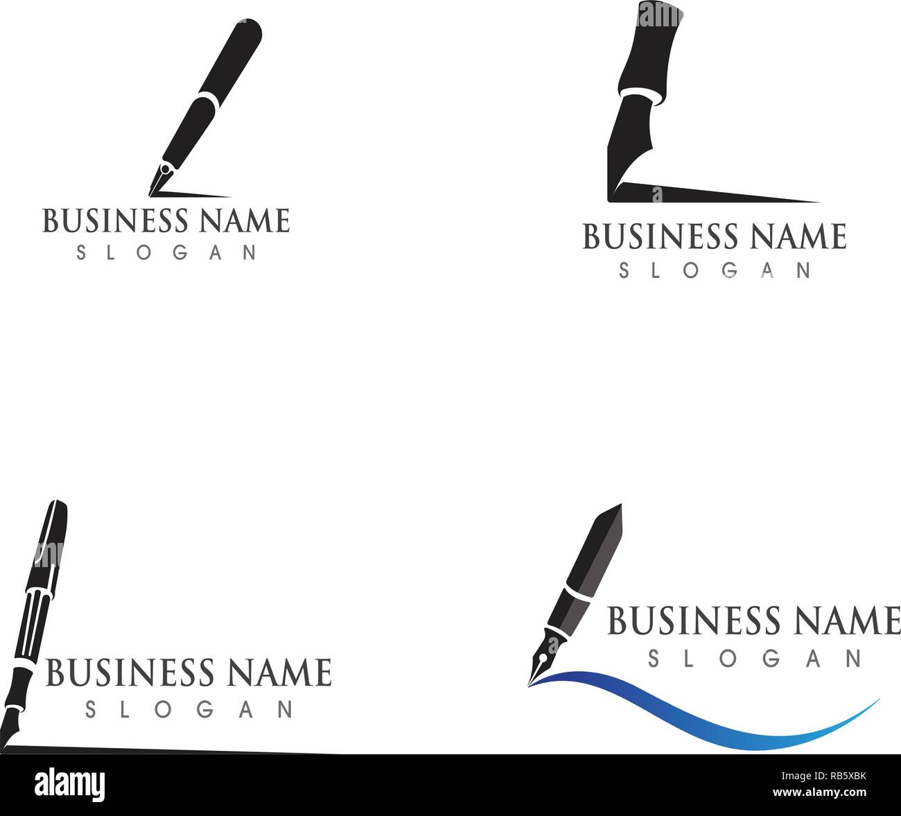 pen Logo template Vector illustration Stock Vector Image & Art - Alamy