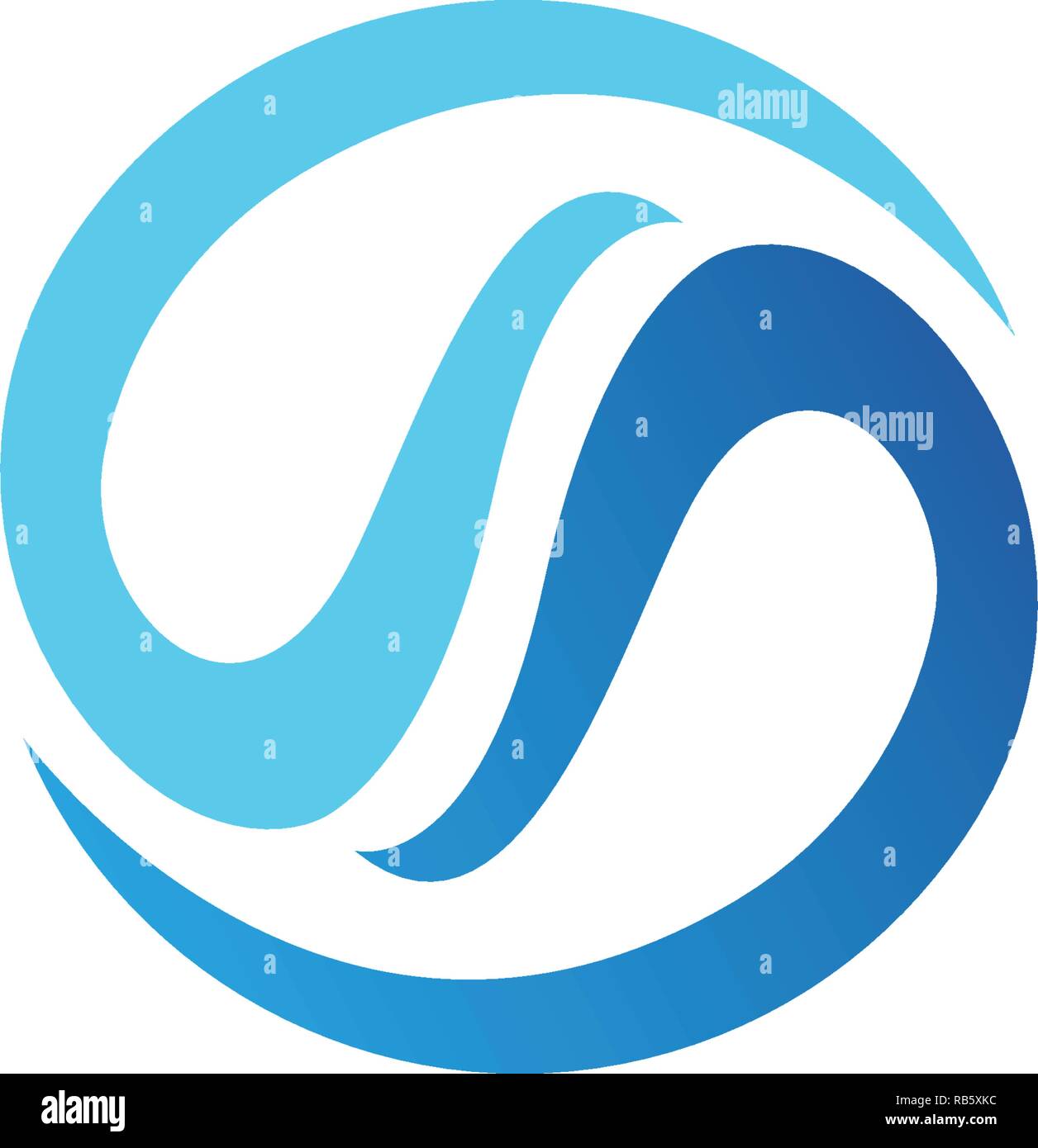 wave water logo vector Stock Vector Image & Art - Alamy