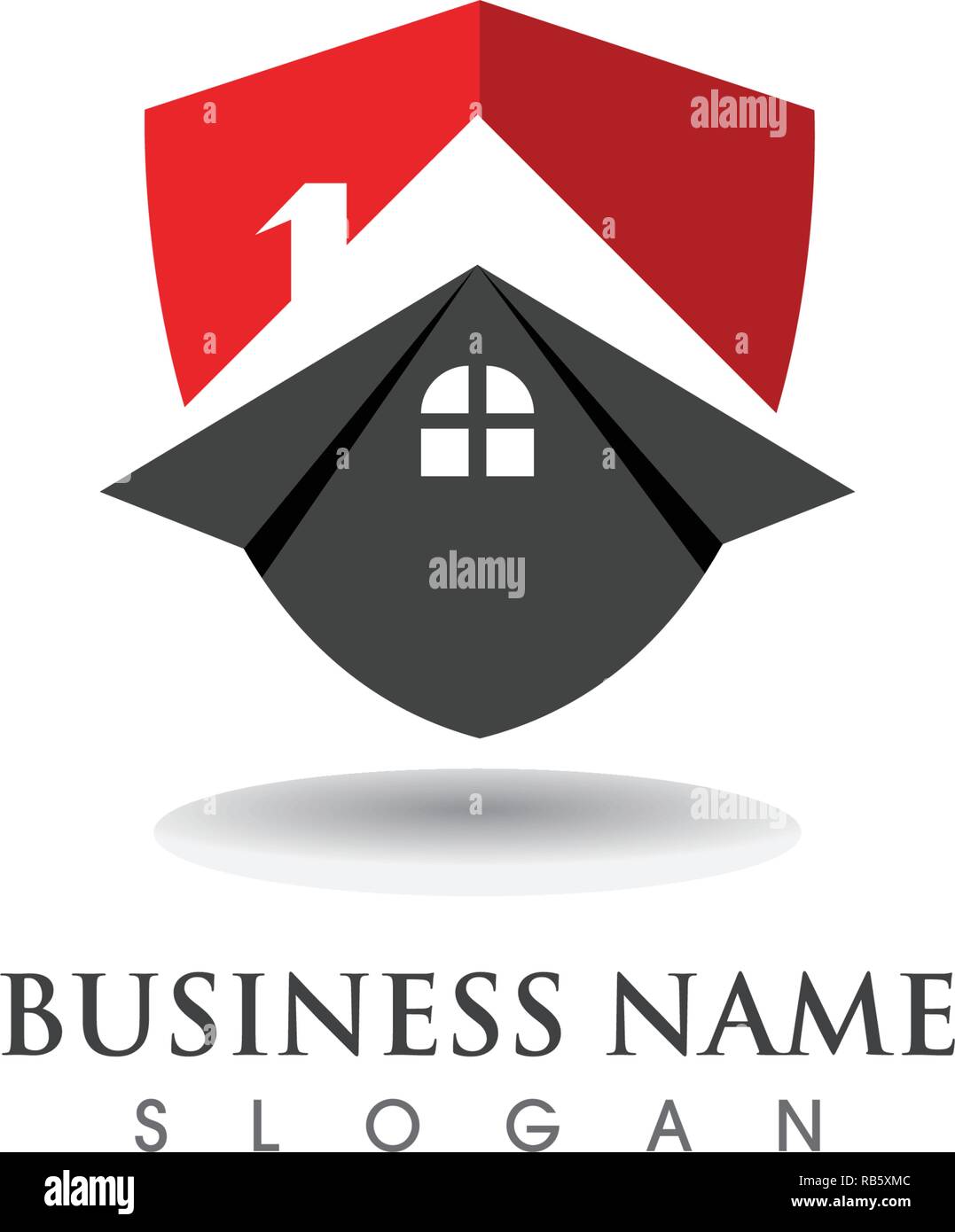 Shield guard logo design vector shield template Stock Vector Image ...