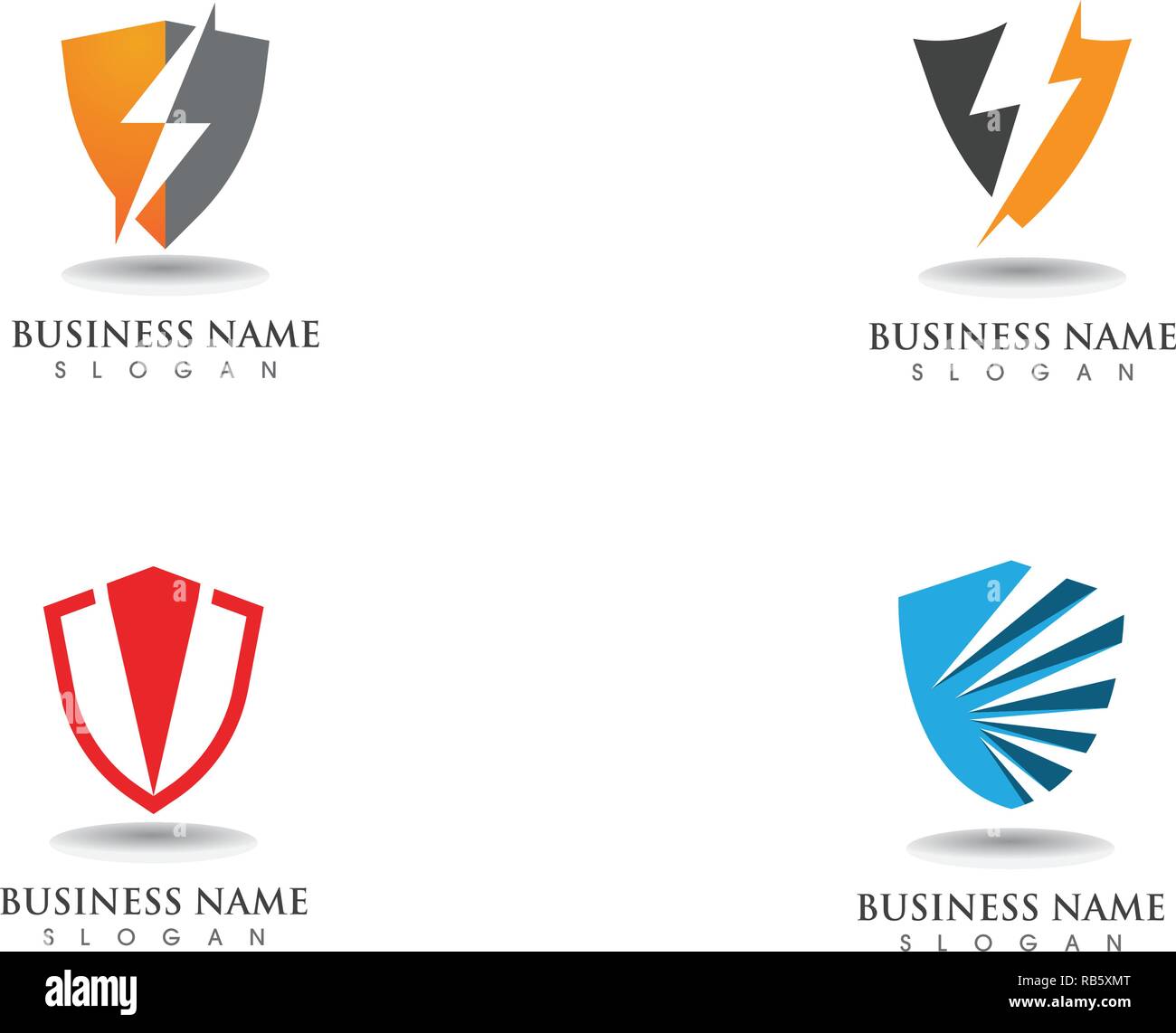 Shield guard logo design vector shield template Stock Vector Image ...