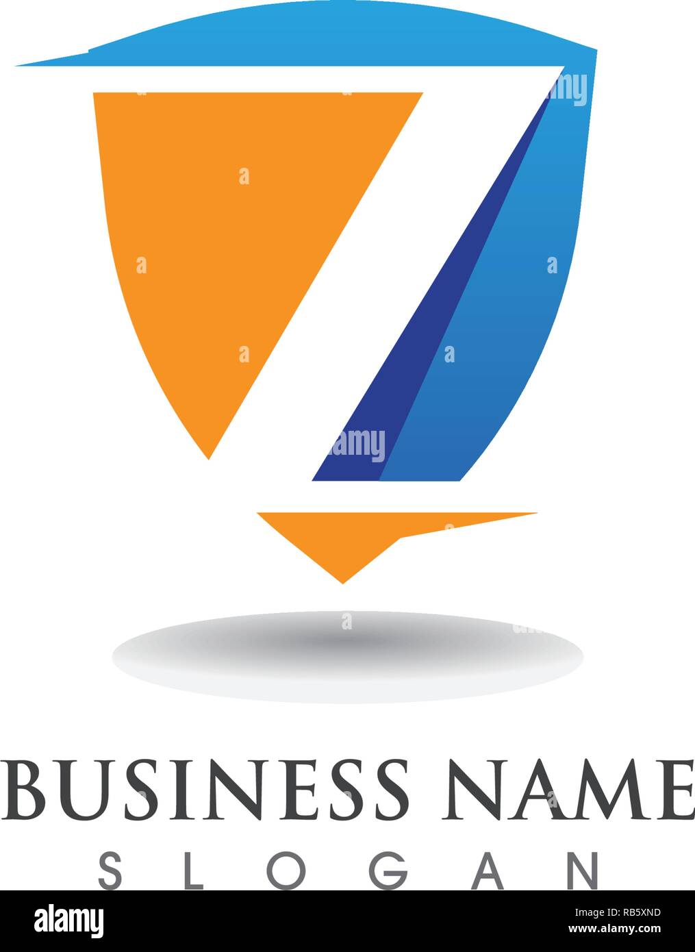 Shield guard logo design vector shield template Stock Vector Image ...