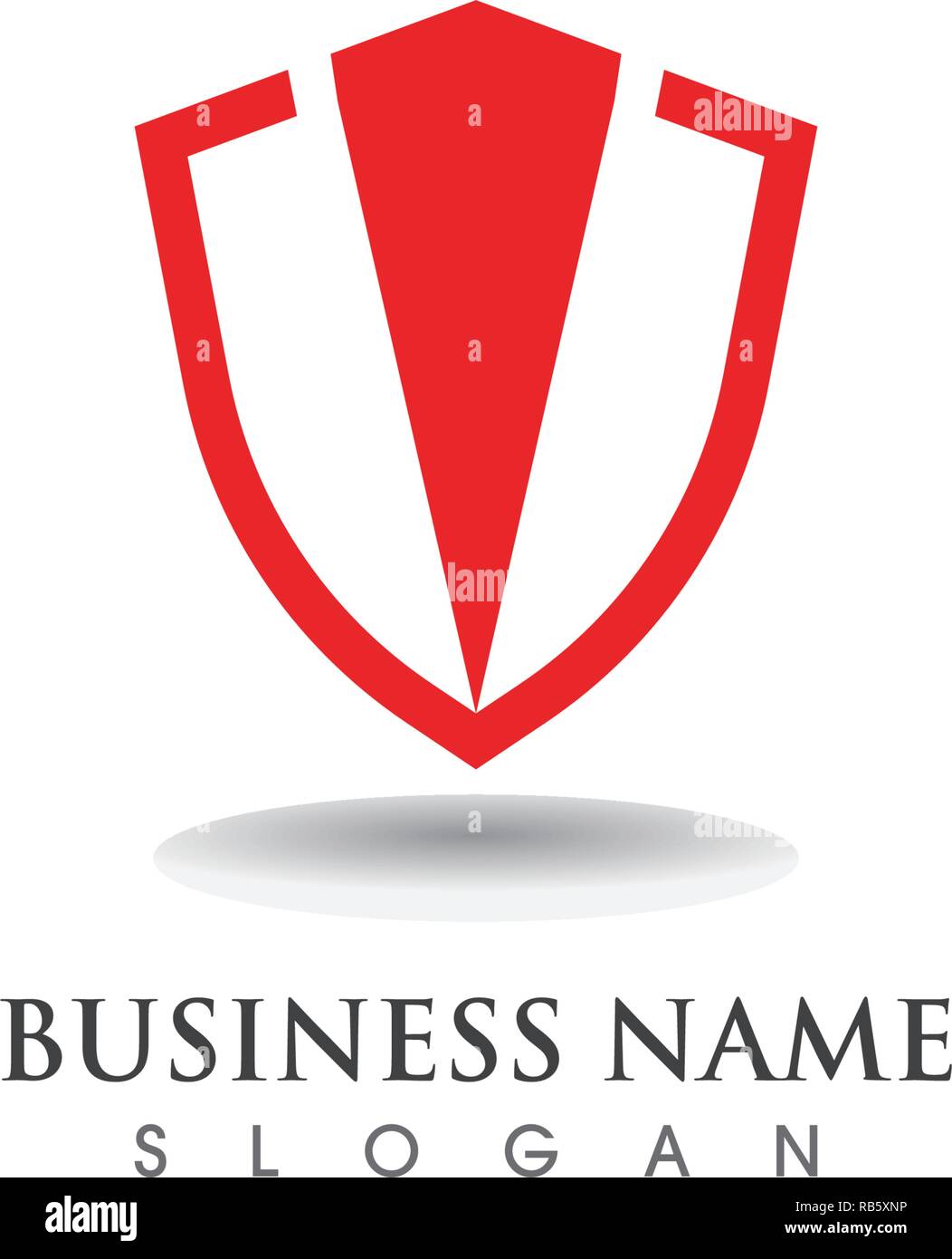 Shield guard logo design vector shield template Stock Vector Image ...