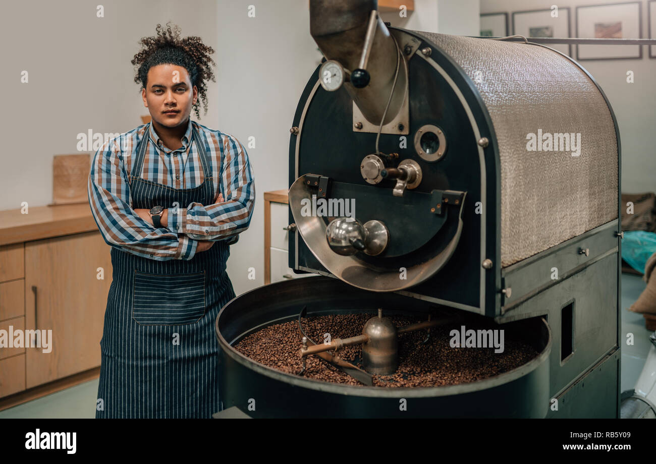 Modern coffee roaster hi-res stock photography and images - Alamy