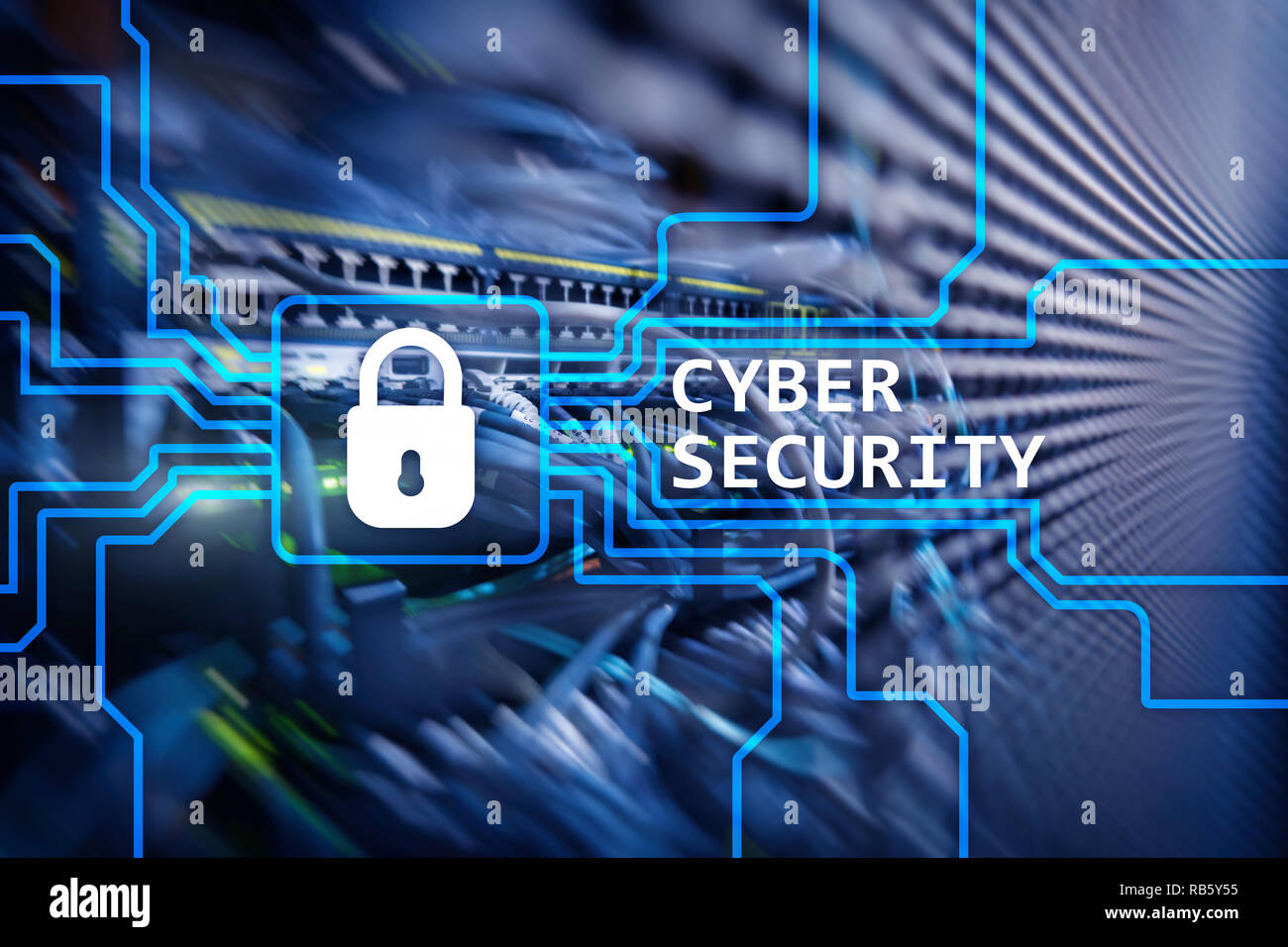 Cyber security, information privacy and data protection concept on ...