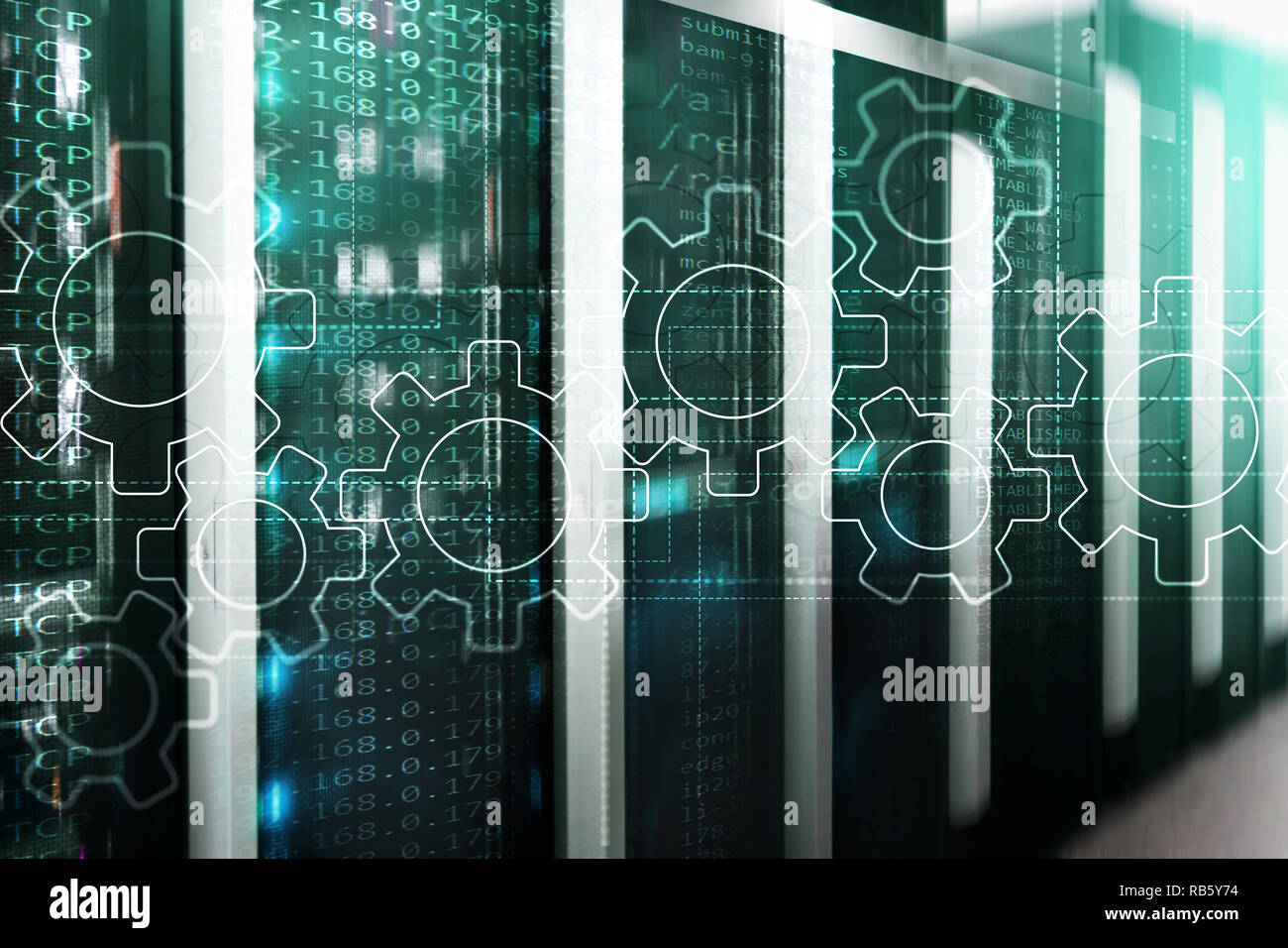 Gears mechanism, digital transformation, data integration and digital ...