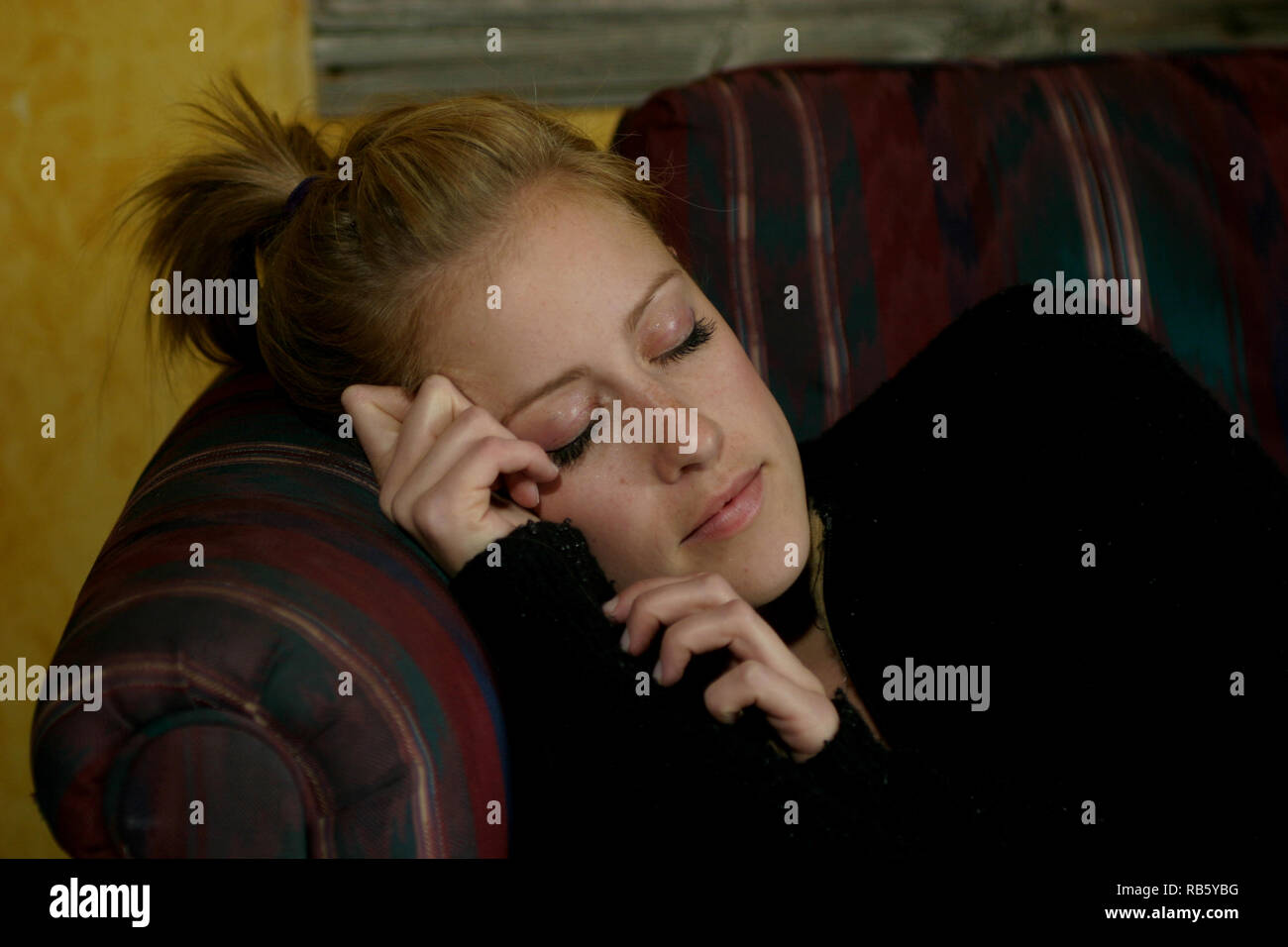 Nap on the sofa hi-res stock photography and images - Alamy